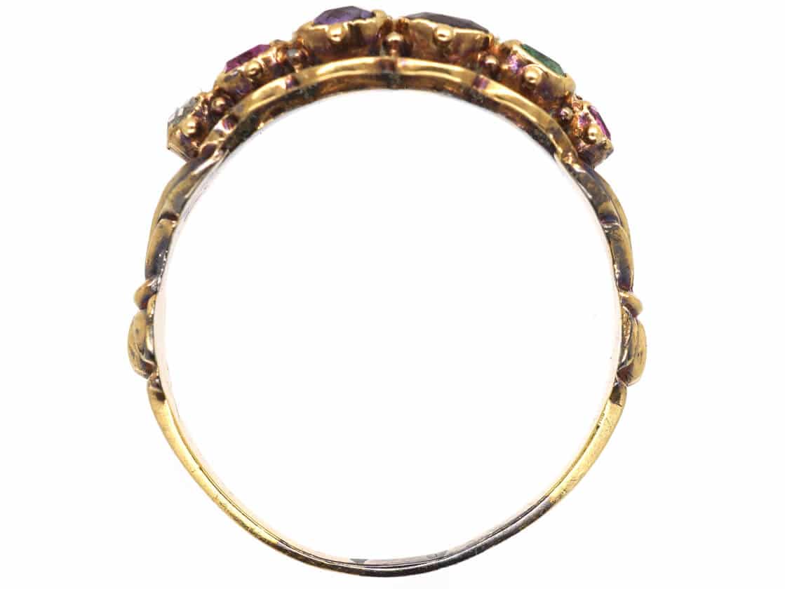 Regency 15ct Gold Regard Ring (711M) | The Antique Jewellery Company