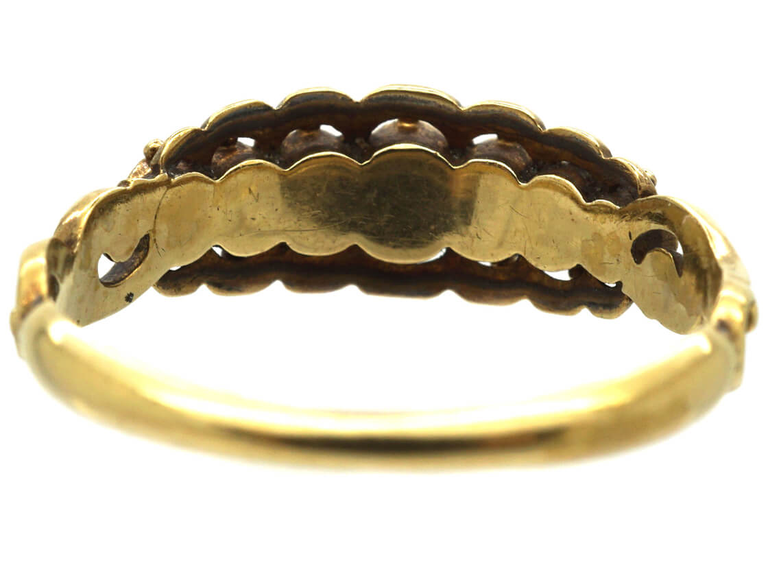 Regency 15ct Gold Dearest Ring (932M) | The Antique Jewellery Company