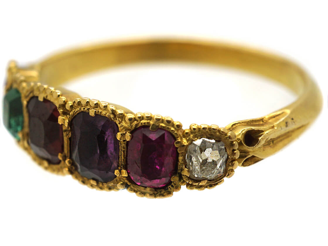 Regency 18ct Gold Regard Ring (150N) | The Antique Jewellery Company