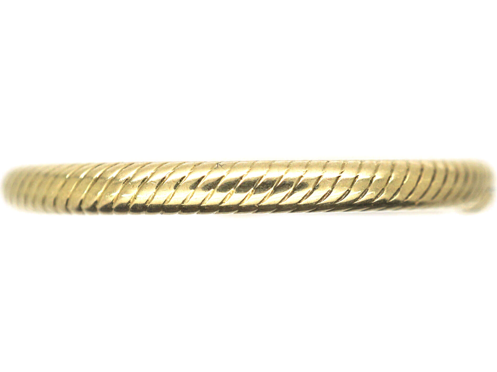 Georgian 15ct Gold Split Ring Band (920M) | The Antique Jewellery Company