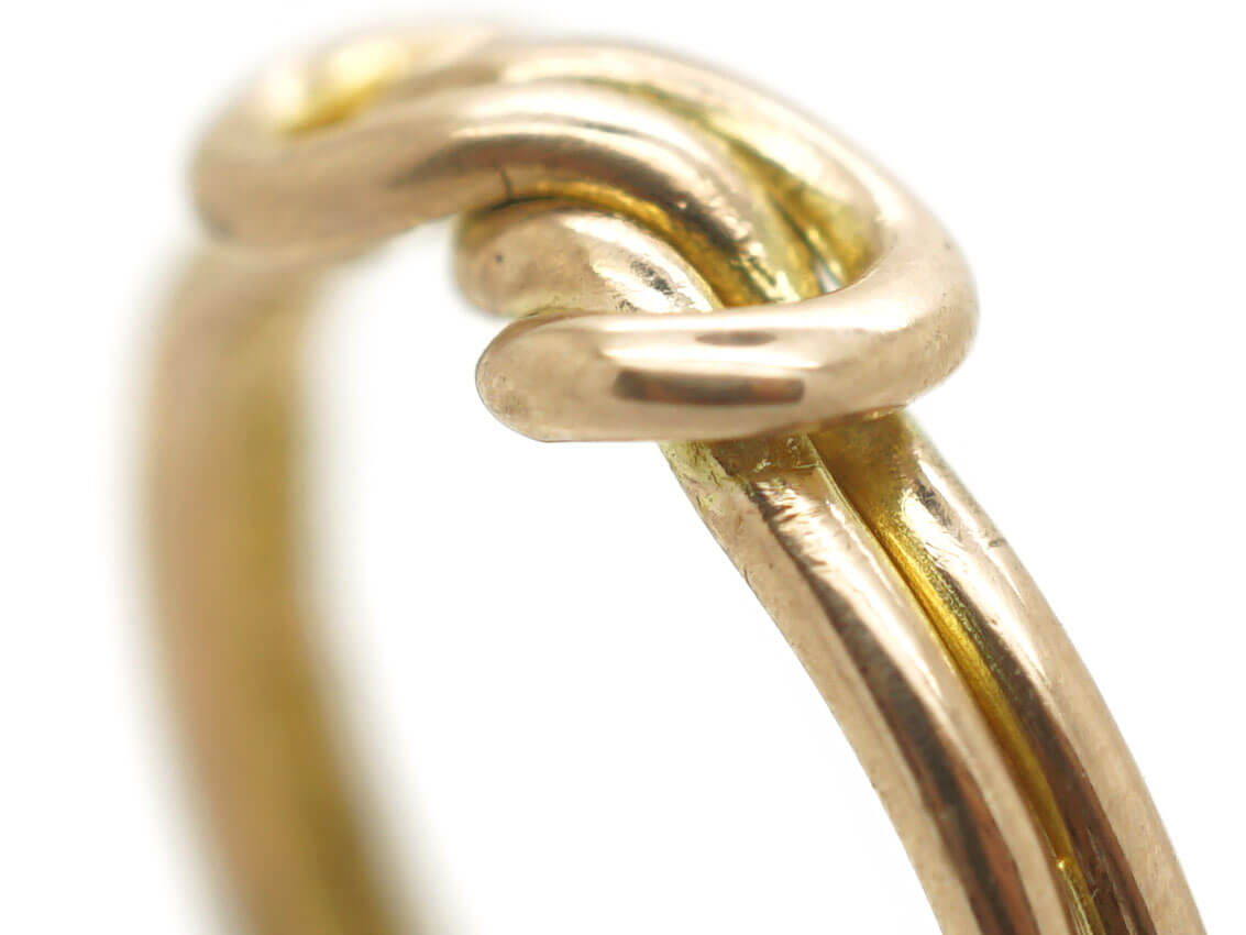 Edwardian 9ct Gold Knot Ring (271N) | The Antique Jewellery Company