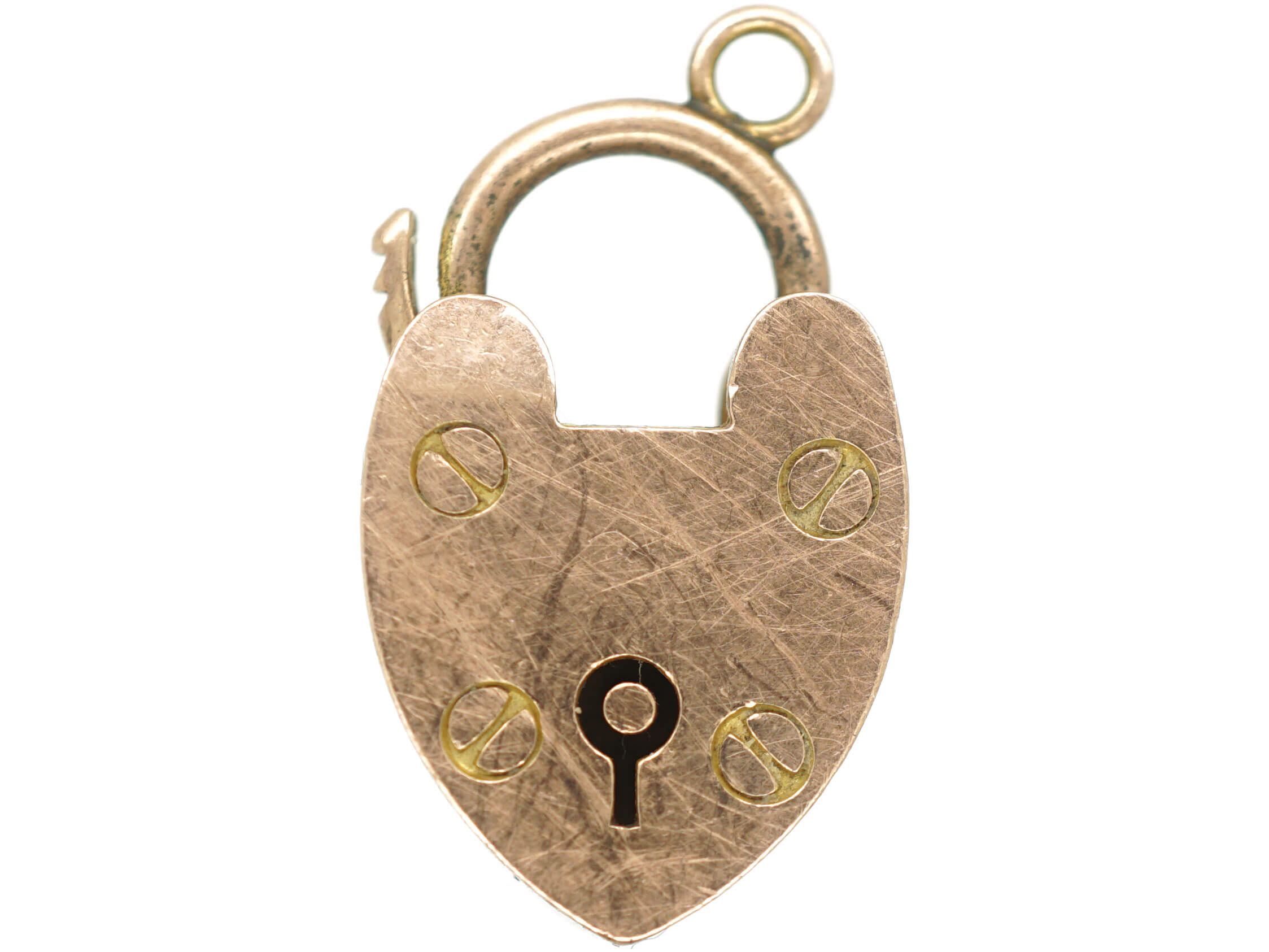 Edwardian 9ct Gold Padlock (281N) | The Antique Jewellery Company