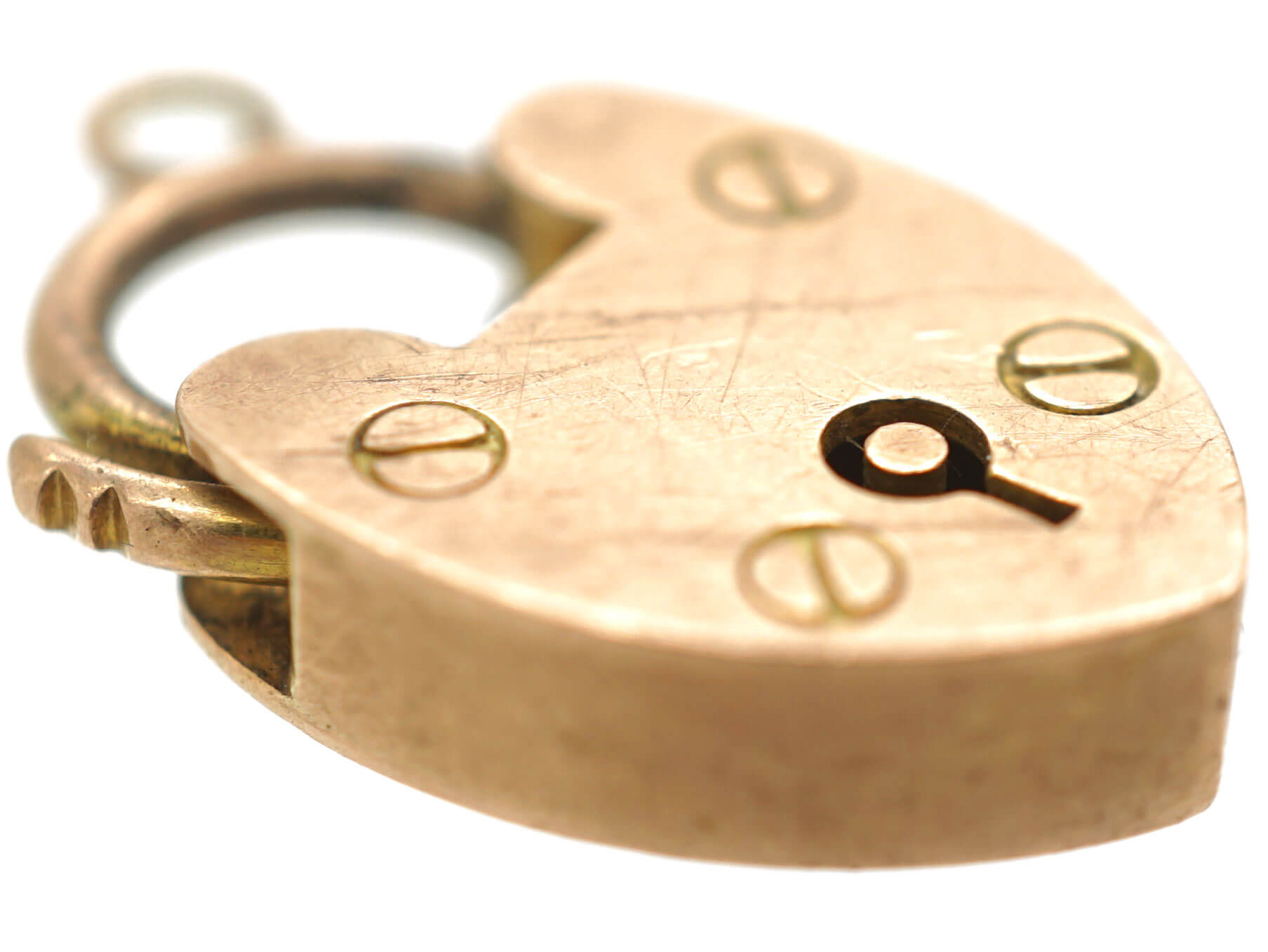 Edwardian 9ct Gold Padlock (281N) | The Antique Jewellery Company