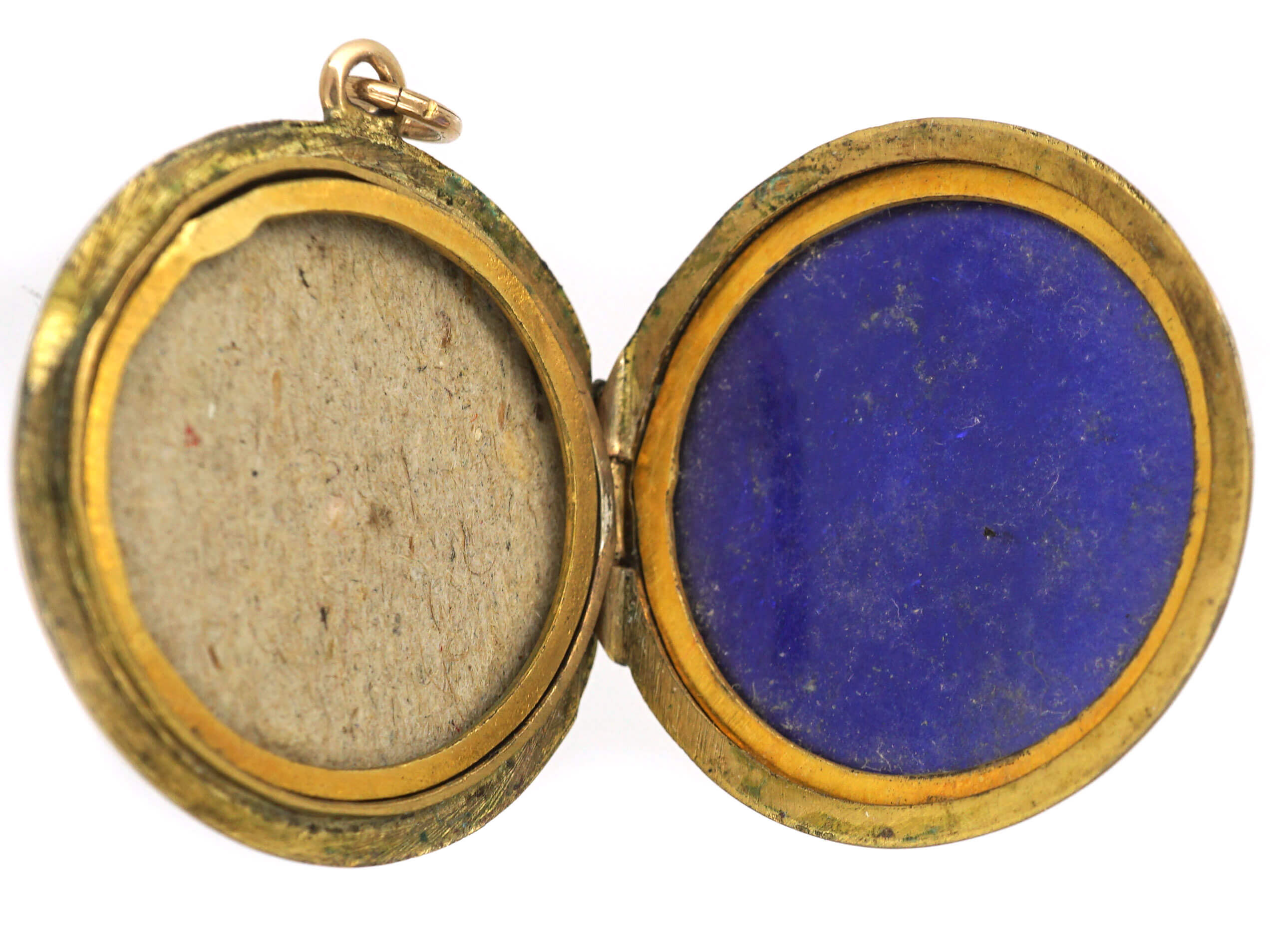 Edwardian 9ct Back & Front Round Locket (864 N) | The Antique Jewellery ...