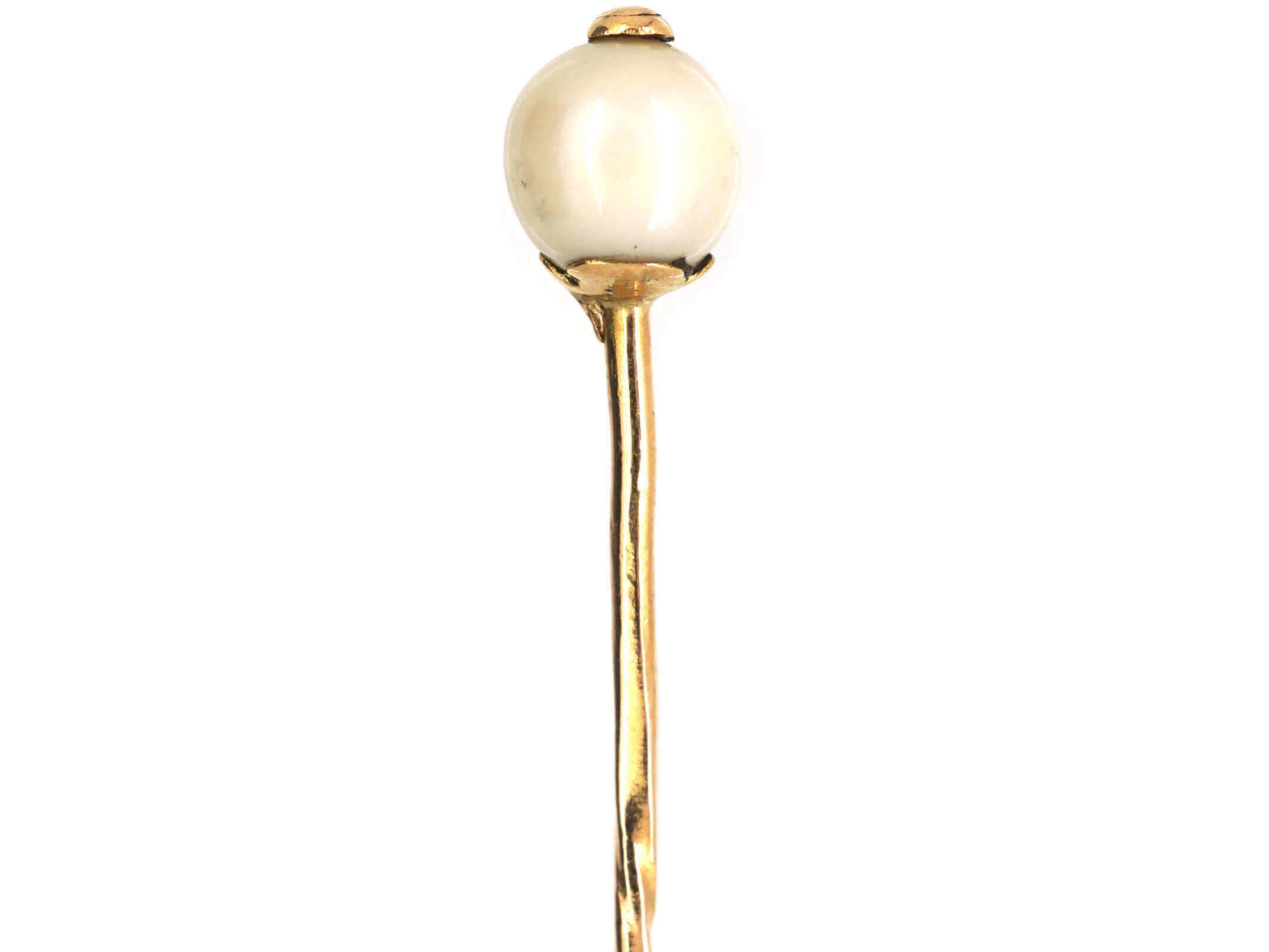 Edwardian Scottish Tay Pearl Tie Pin (39/G) | The Antique Jewellery Company