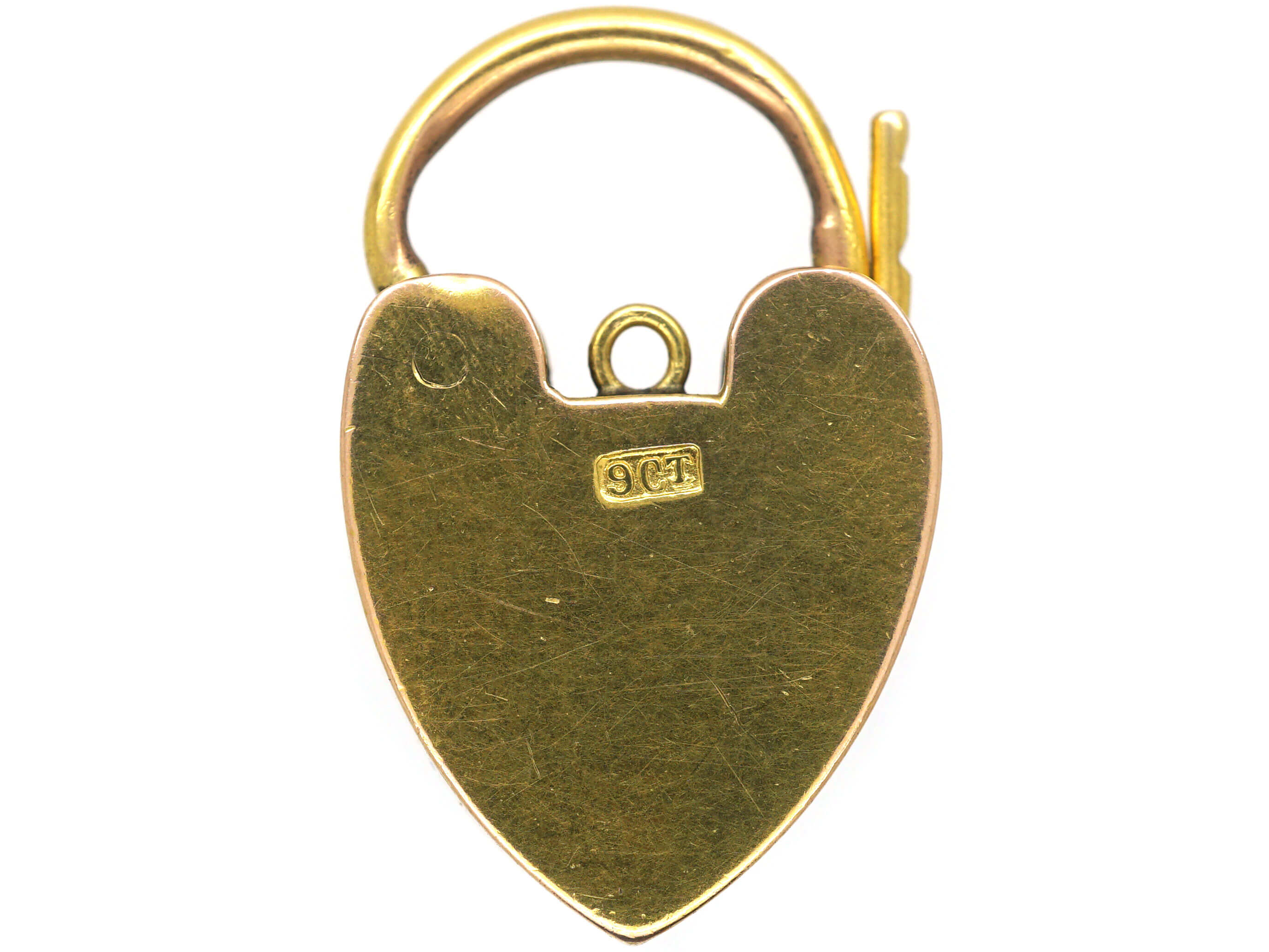 Edwardian 9ct Gold Padlock (452N) | The Antique Jewellery Company