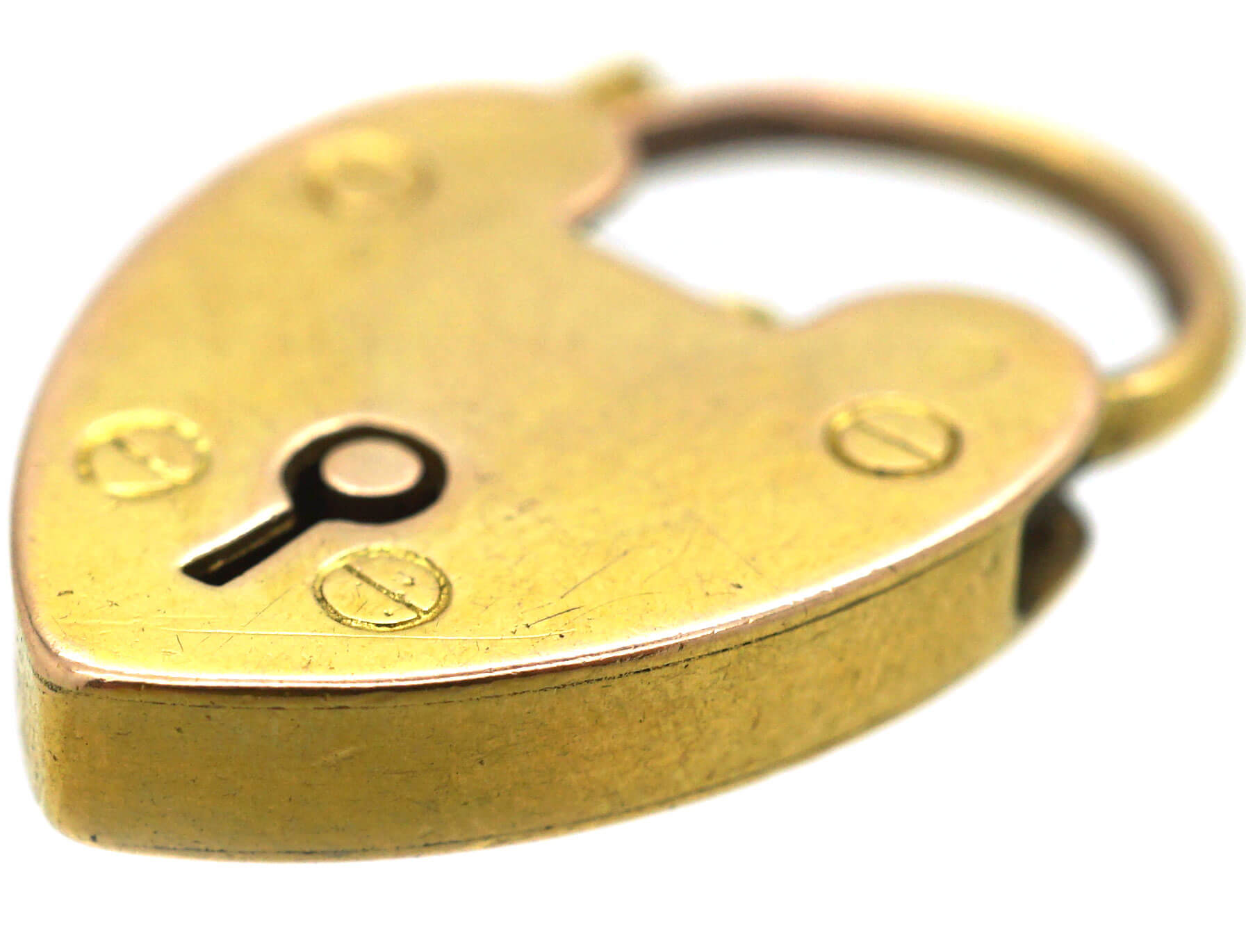 Edwardian 9ct Gold Padlock (452N) | The Antique Jewellery Company
