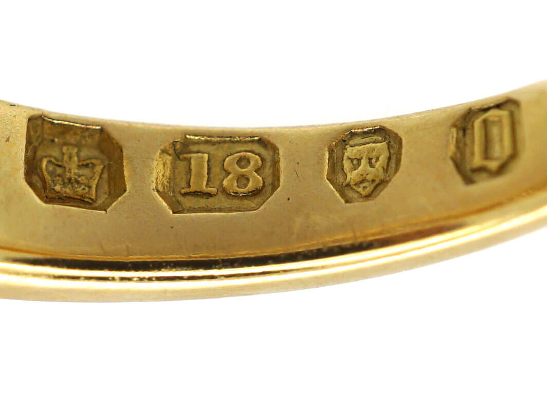 Victorian Five Stone Diamond Rub Over Set Ring (477N) | The Antique ...