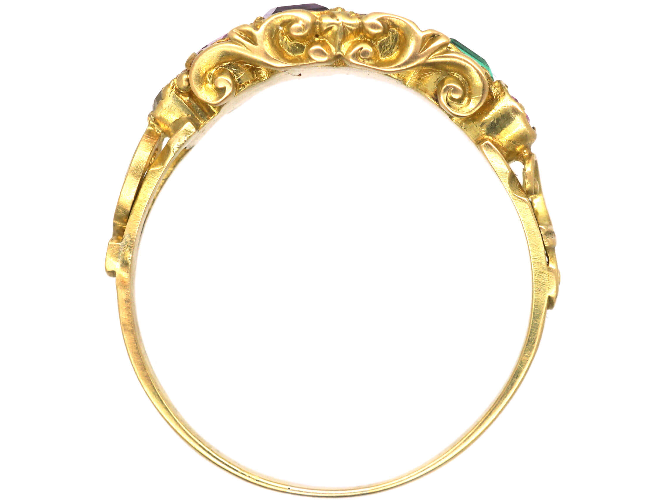 Regency 15ct Gold Regard Ring (566N) | The Antique Jewellery Company