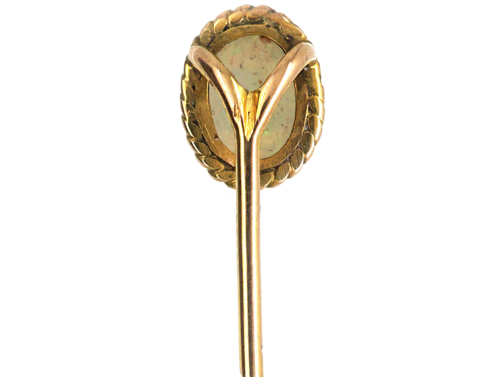 Edwardian 9ct Gold & Opal Tie Pin (15/Z) | The Antique Jewellery Company