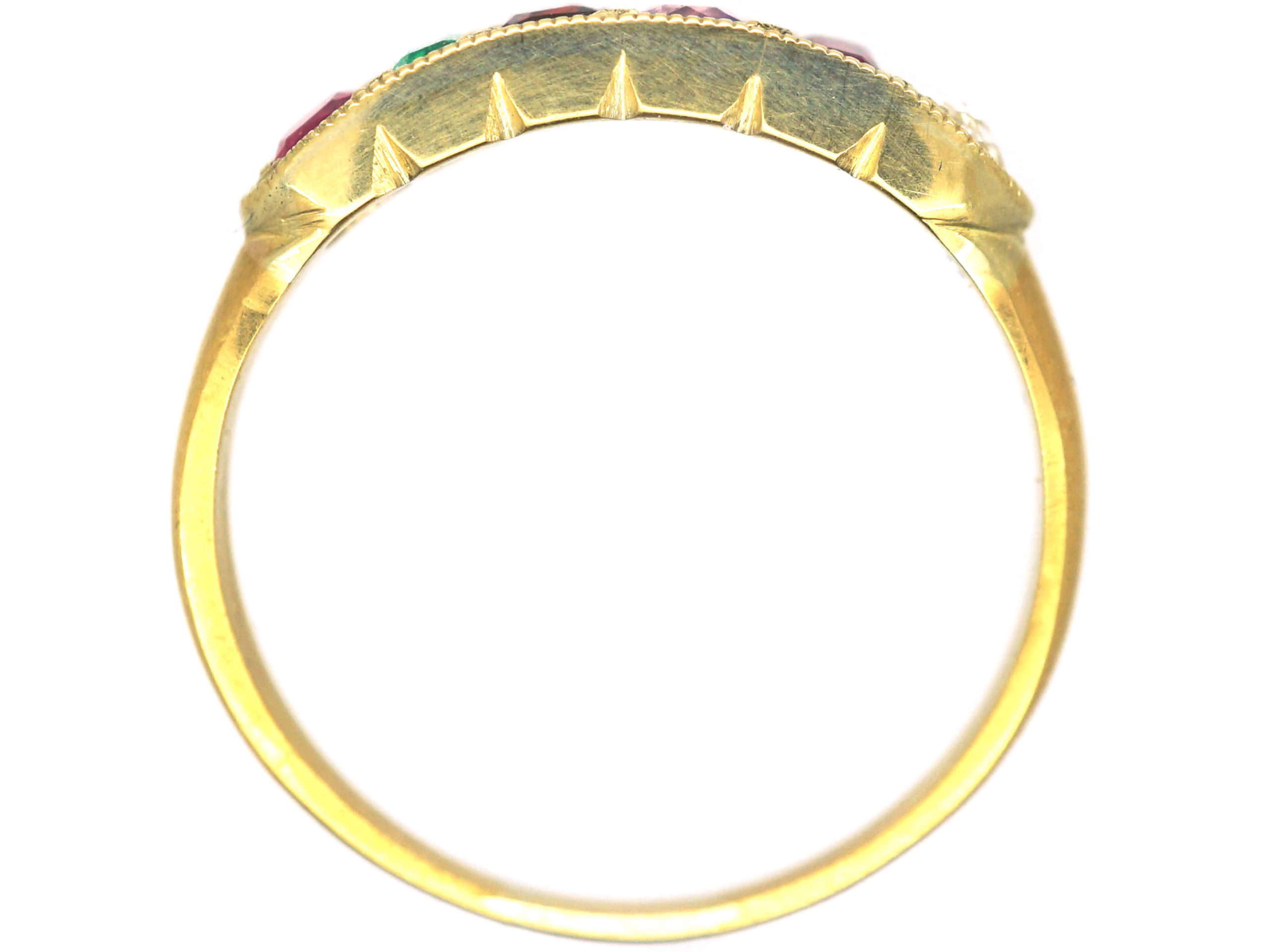 Victorian 18ct Gold Regard Ring (980N) | The Antique Jewellery Company