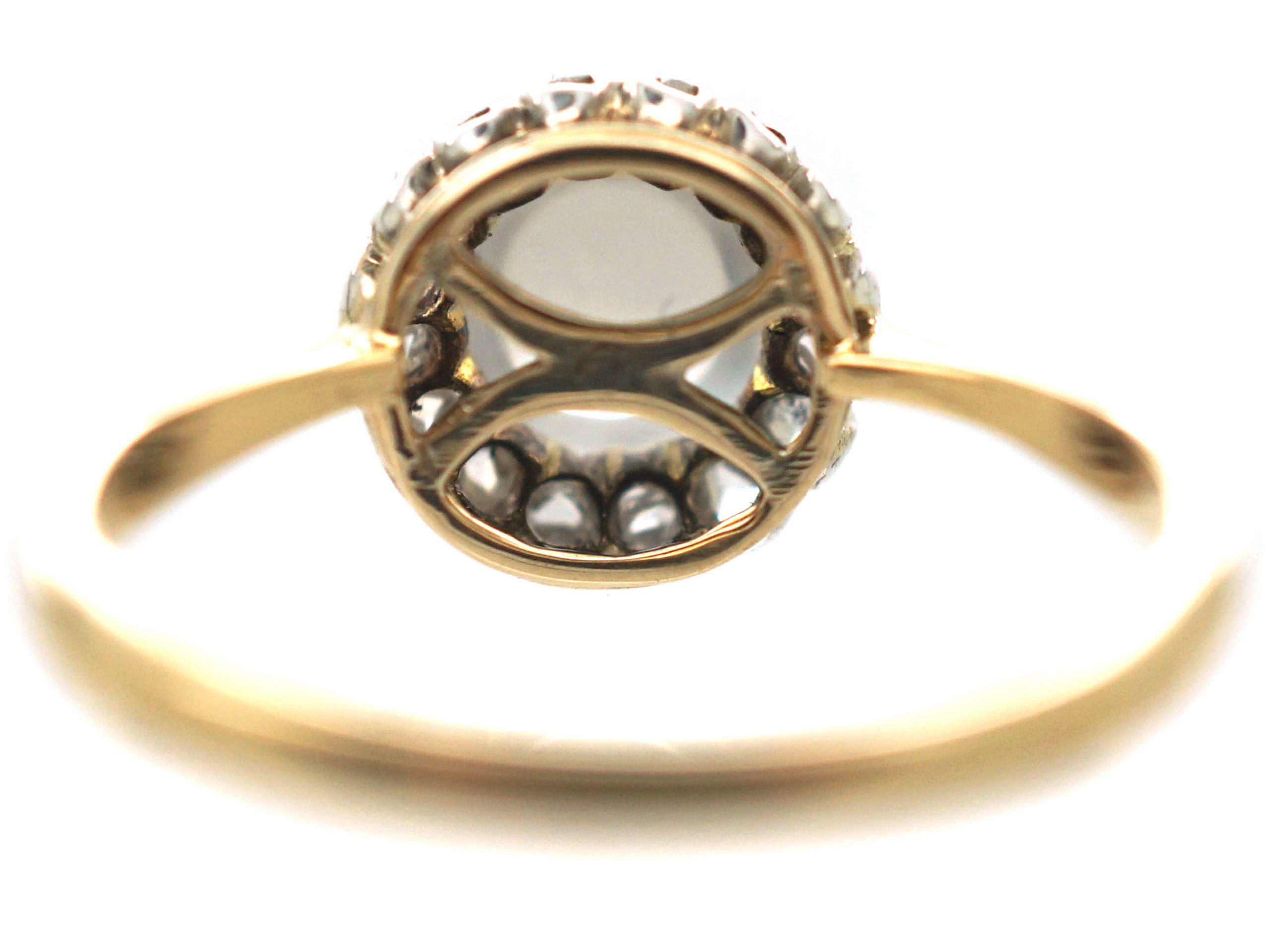 Edwardian 9ct Gold Moonstone & Rose Diamond Ring (156P) | The Antique ... Edwardian 9ct Gold Moonstone & Rose Diamond Ring (156P) | The Antique ...