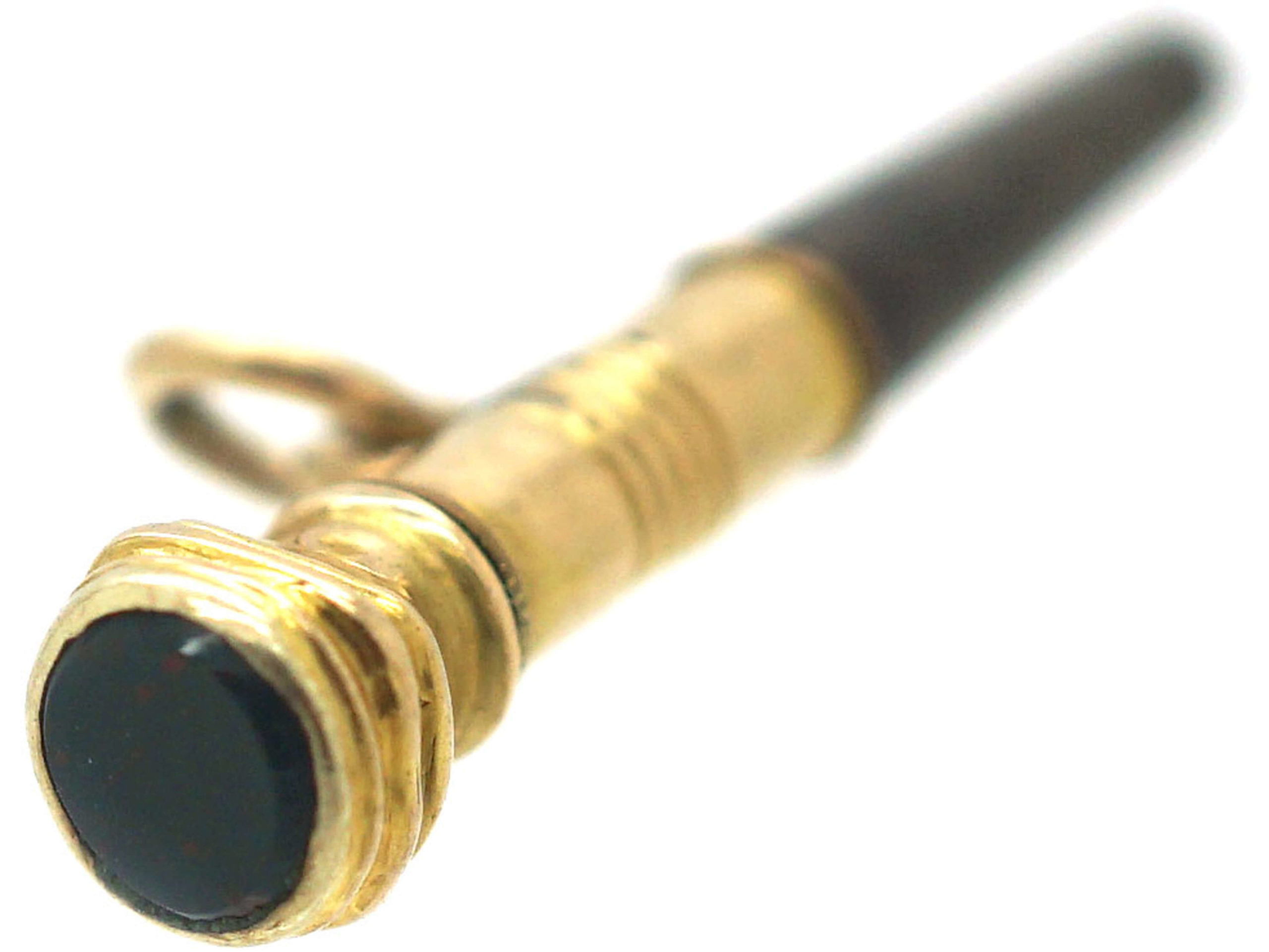 Victorian Steel & Gold Watch Key (756N) | The Antique Jewellery Company