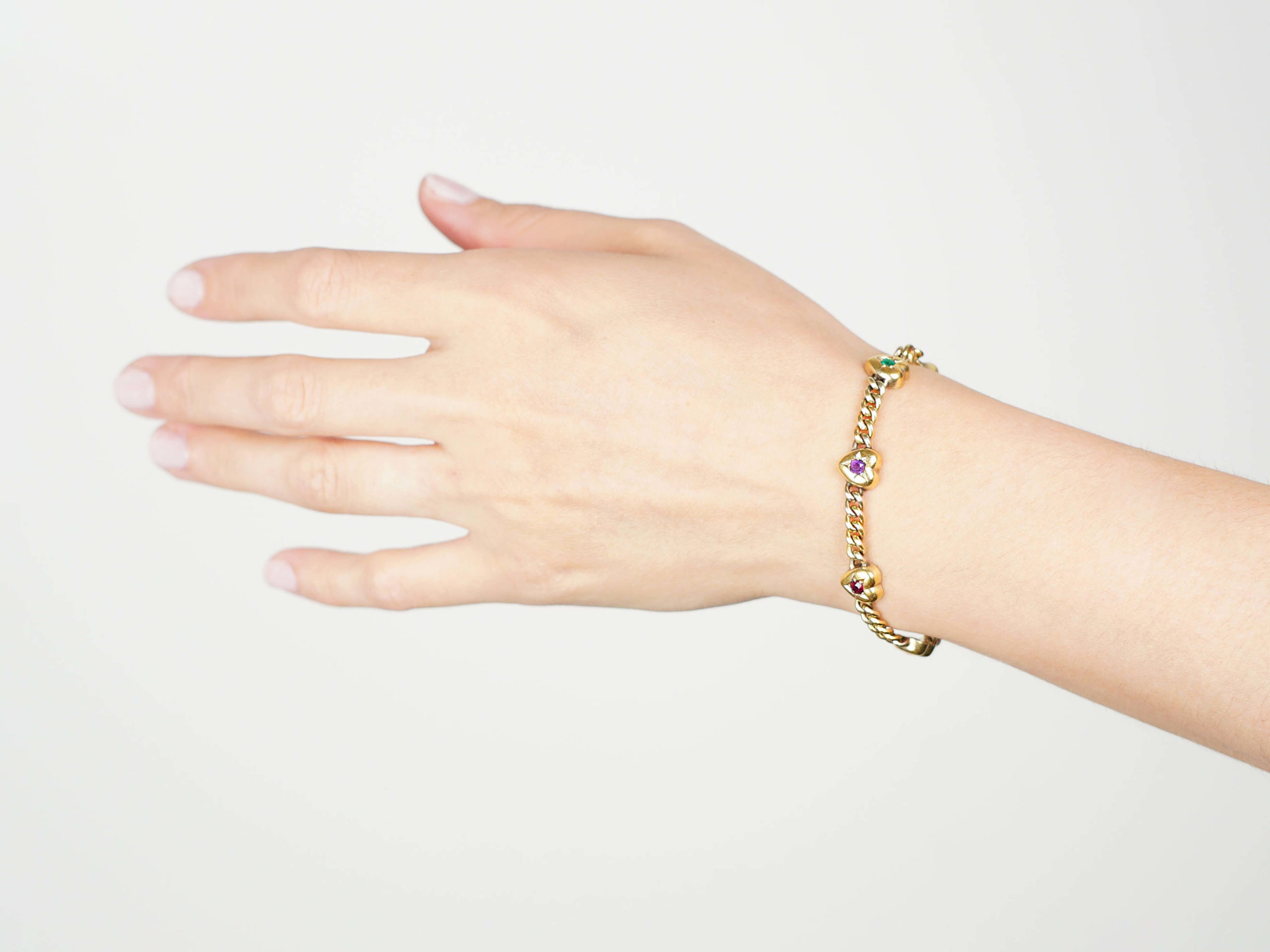 Victorian 15ct Gold Dearest Bracelet (488P) | The Antique Jewellery Company