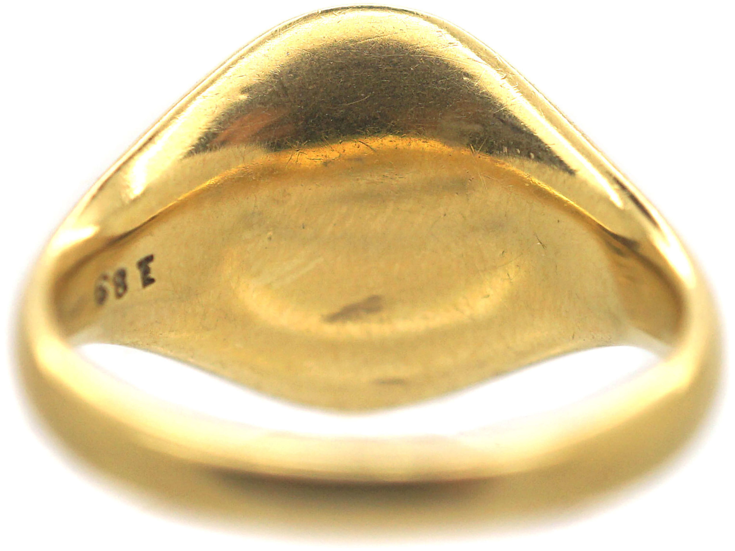 Edwardian 18ct Gold Signet Ring with Griffin Intaglio (737P) | The ...