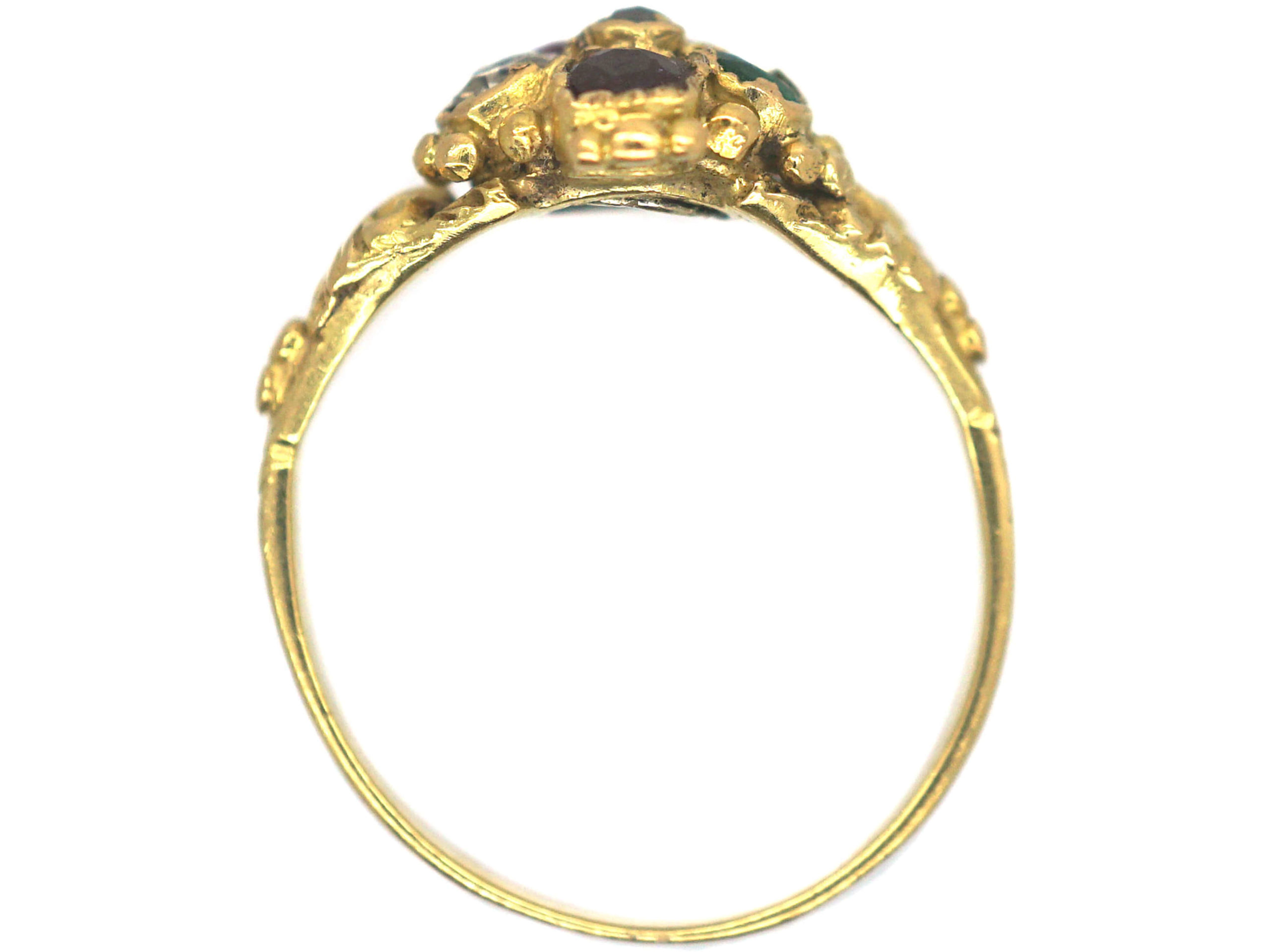 Georgian 15ct Gold Acrostic Ring that Spells Regard (644P) | The ...