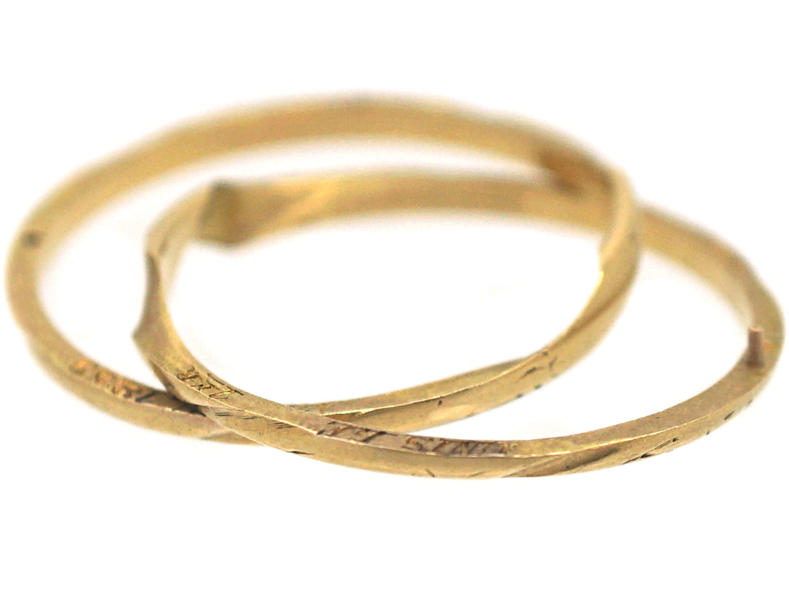 19th Century French 18ct Gold Gimmel Ring (647P) | The Antique ...