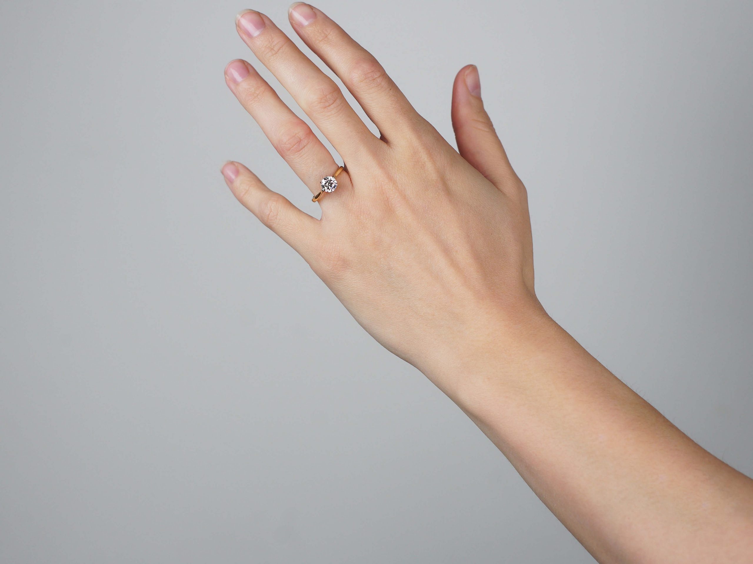 18ct Gold One Carat Diamond Solitaire Ring (73R) | The Antique ...