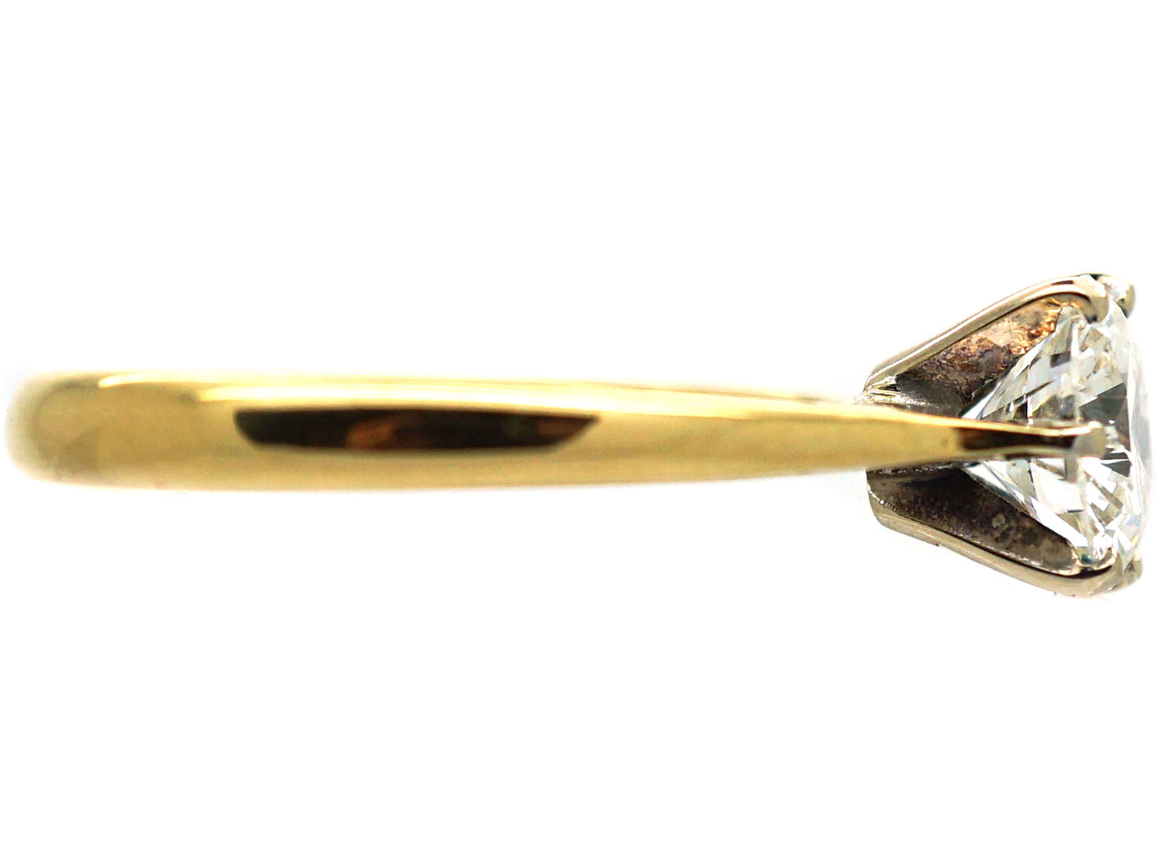 18ct Gold One Carat Diamond Solitaire Ring (73R) | The Antique ...
