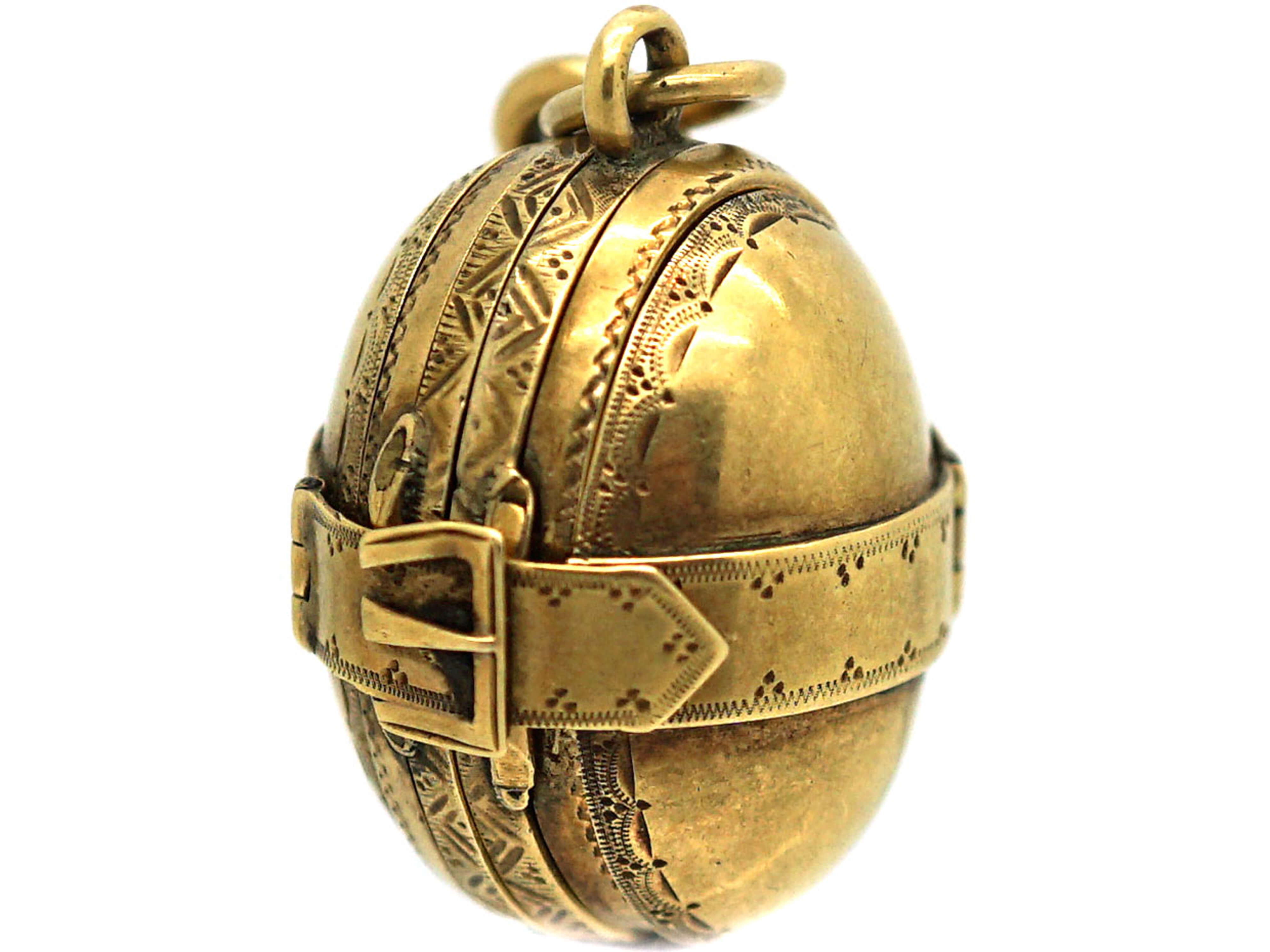 Victorian 15ct Gold Locket with Six Compartments for Photographs (93R ...