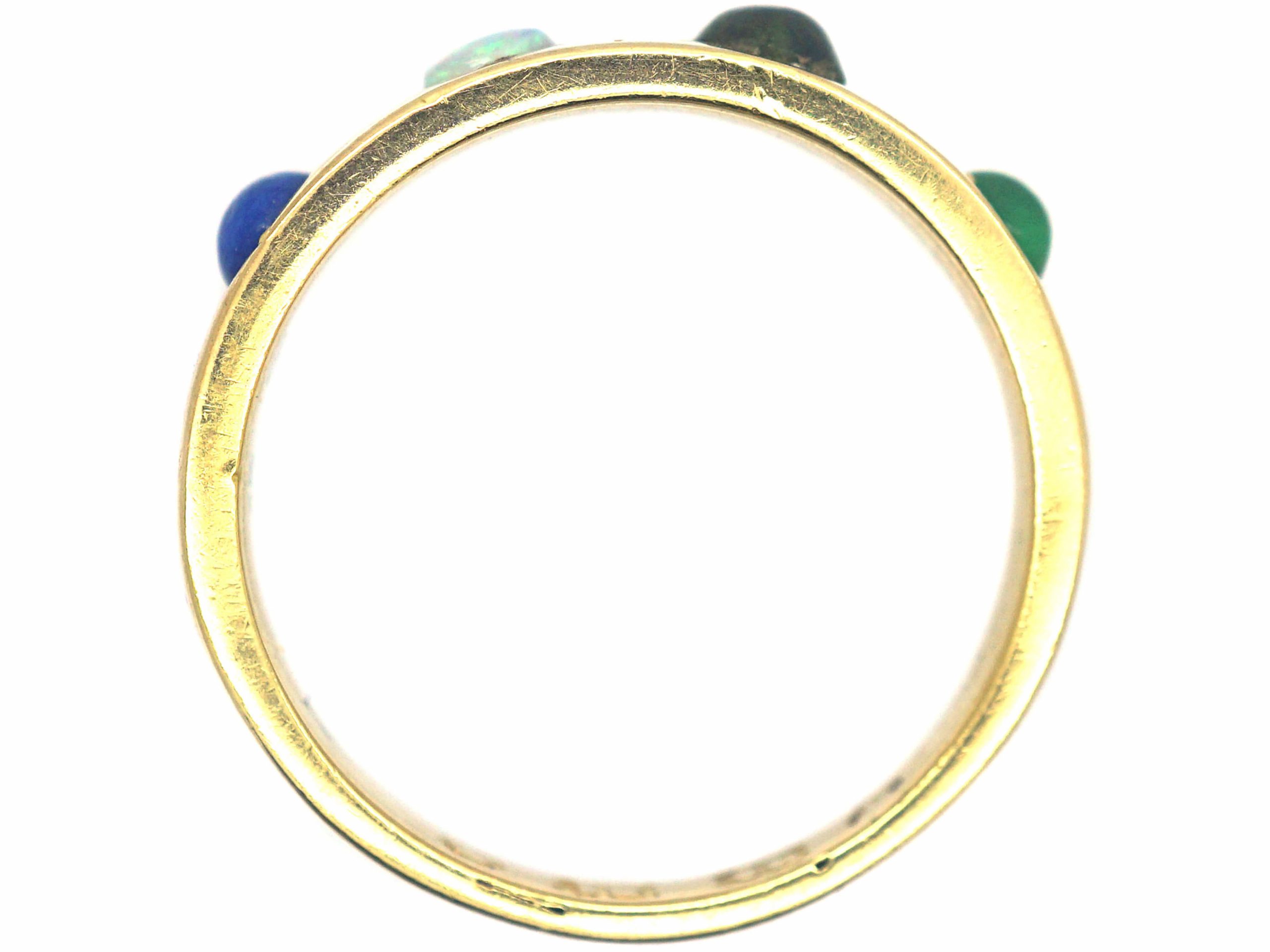 Victorian 18ct Acrostic Gold Ring that Spells Love (284R) | The Antique ...