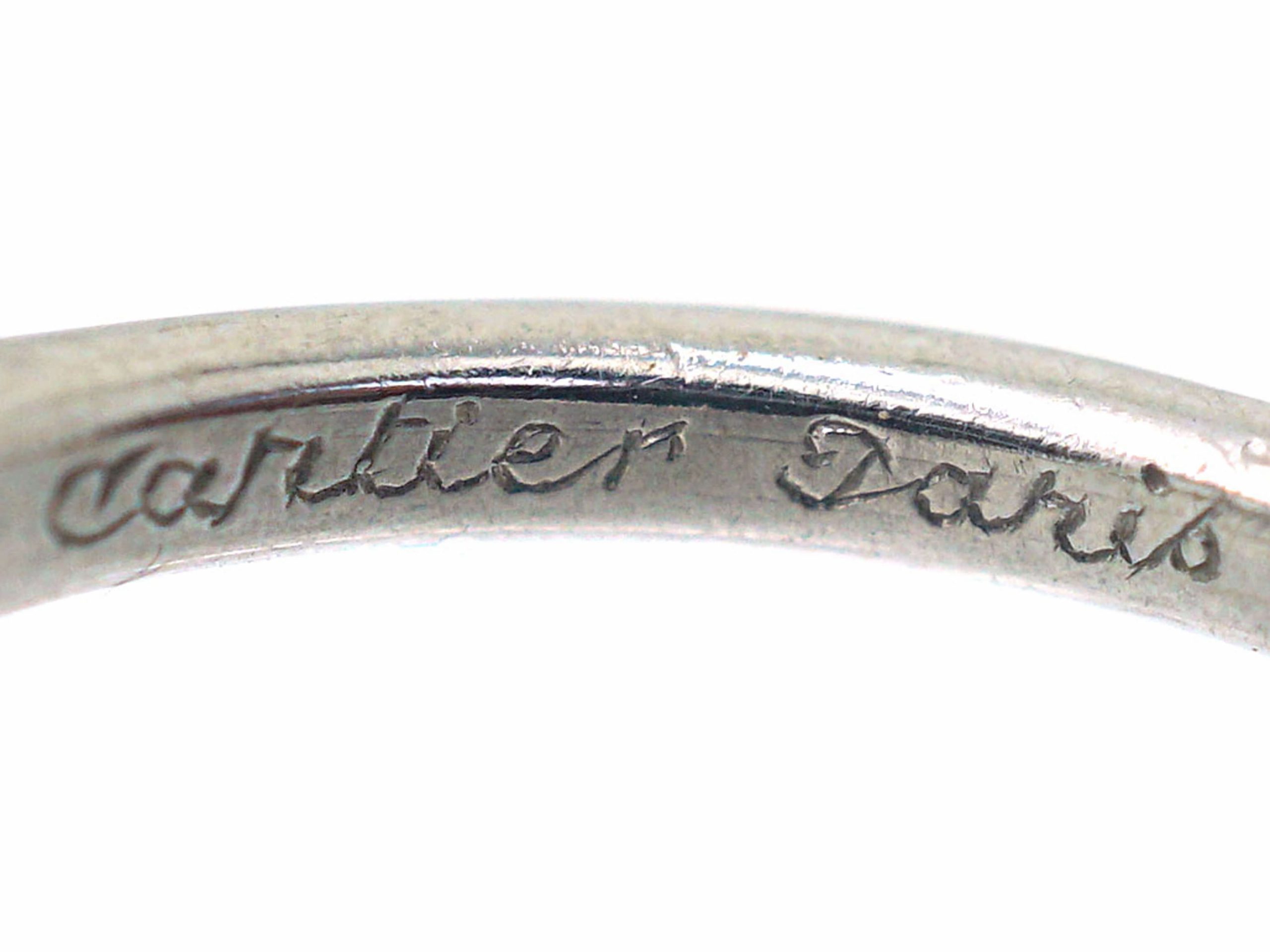French Platinum Diamond Cluster Ring by Cartier, Paris (391R) | The ...