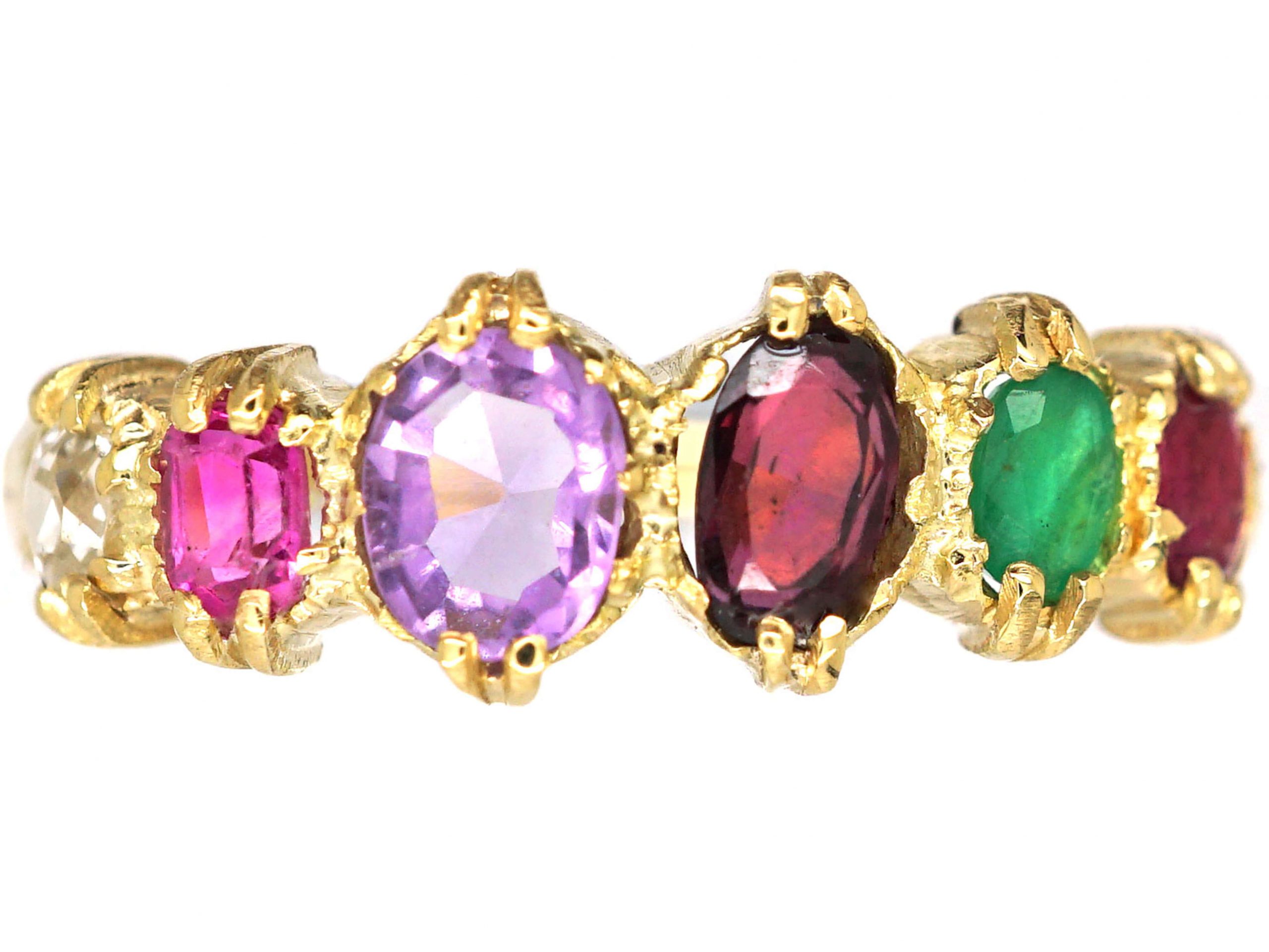 Regency 15ct Gold, Ring set with Gem Stones That Spell Regard (470H ...