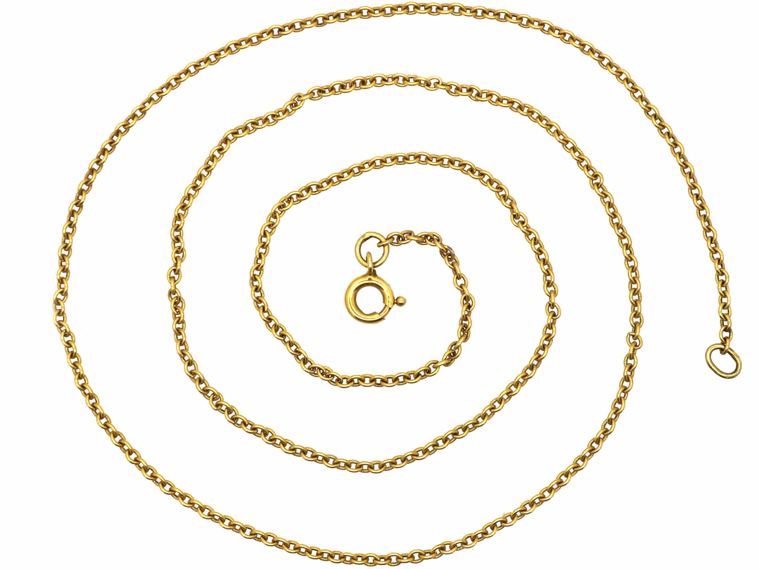 9ct Gold Narrow Chain (709R) | The Antique Jewellery Company