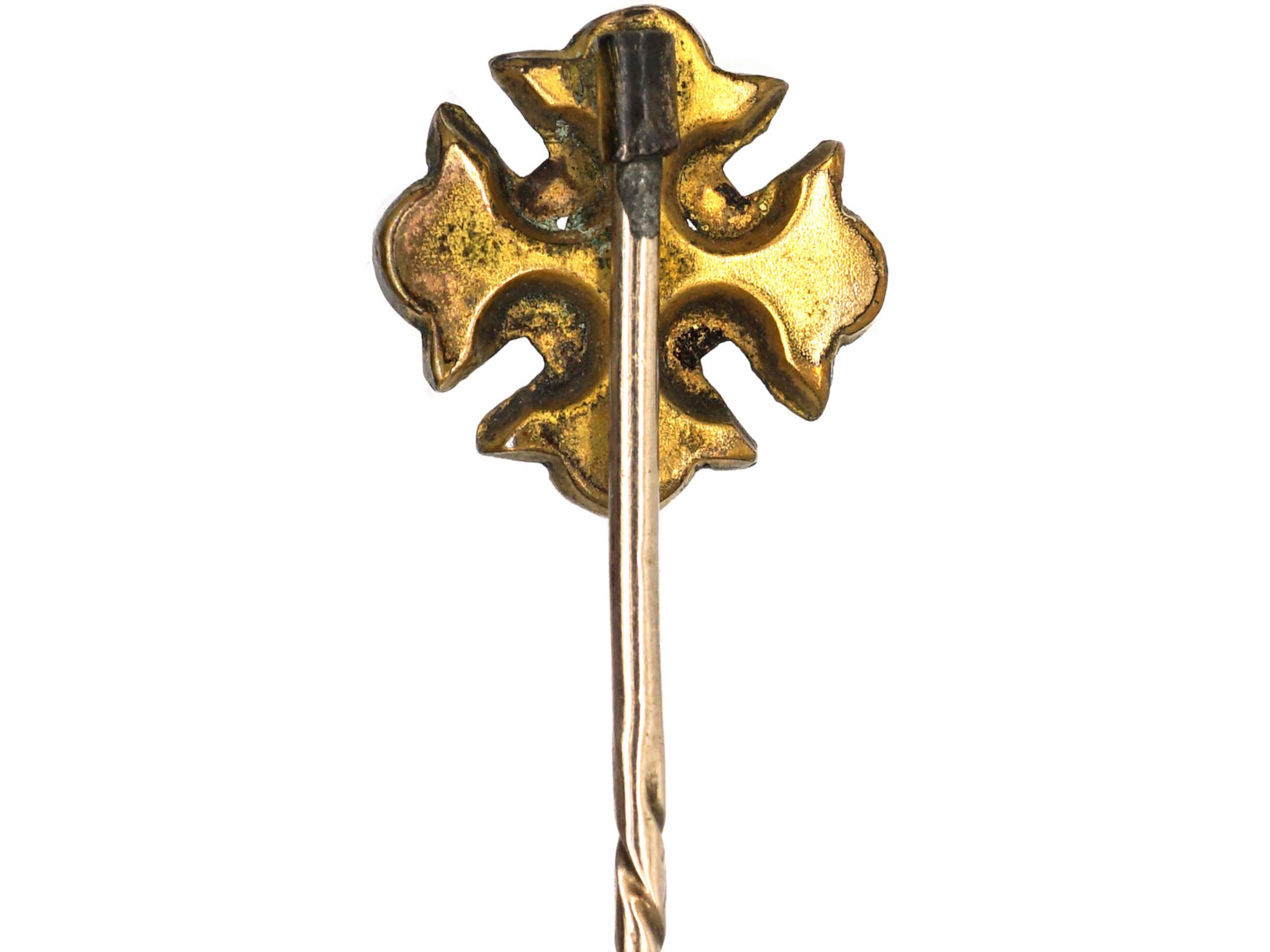 Victorian 9ct Gold Tie Pin set with a Natural Split Pearl (485R) | The ...