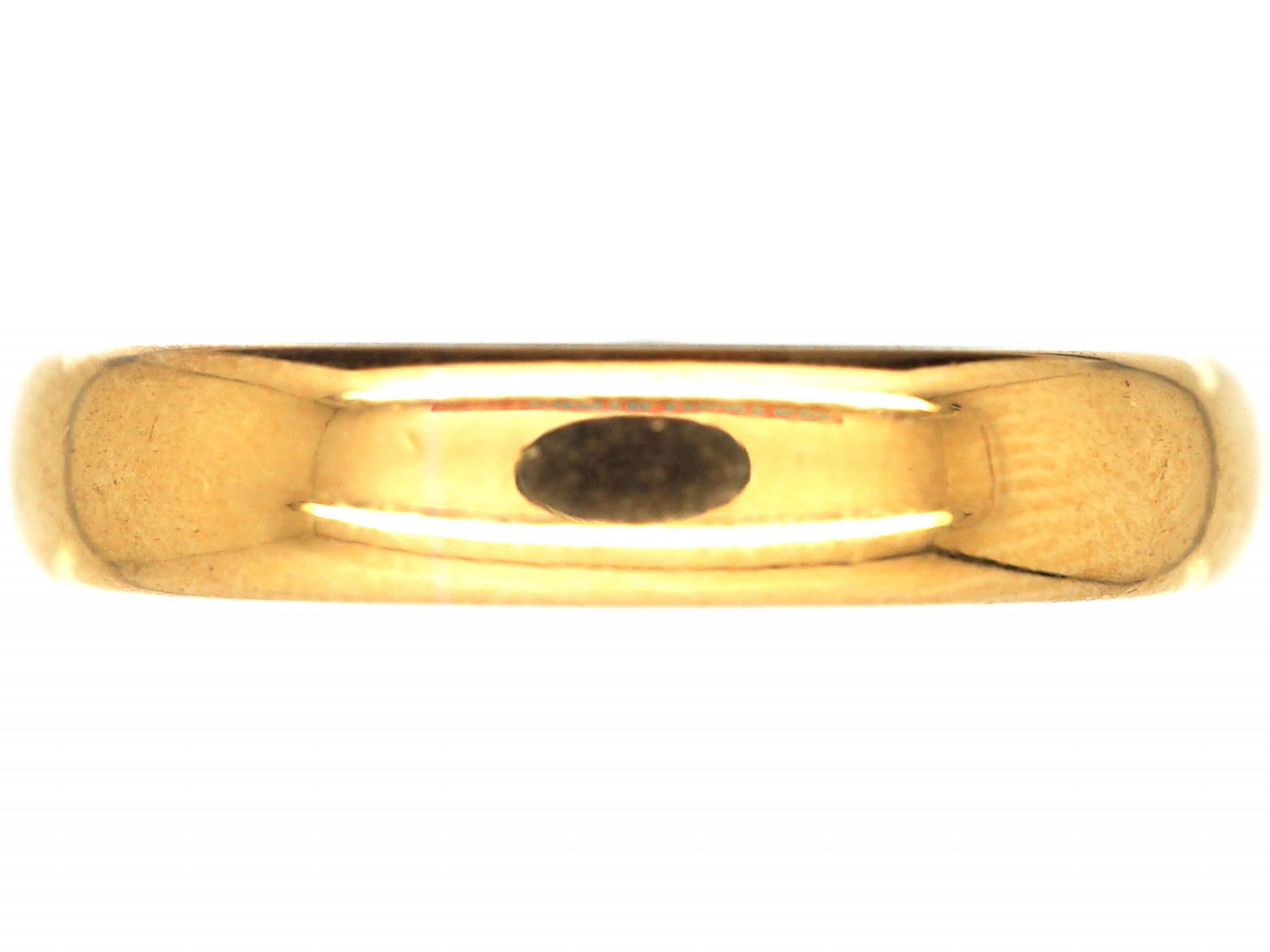 22ct Gold Wedding Ring Assayed in 1922 (50S) | The Antique Jewellery ...