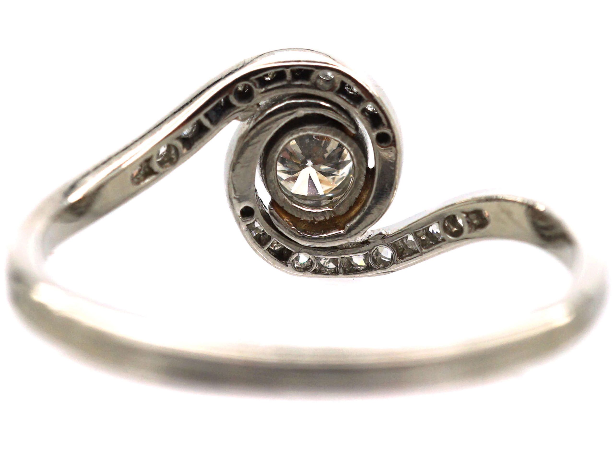 Art Deco Platinum & Diamond Catherine Wheel Design Ring (146S) | The ...