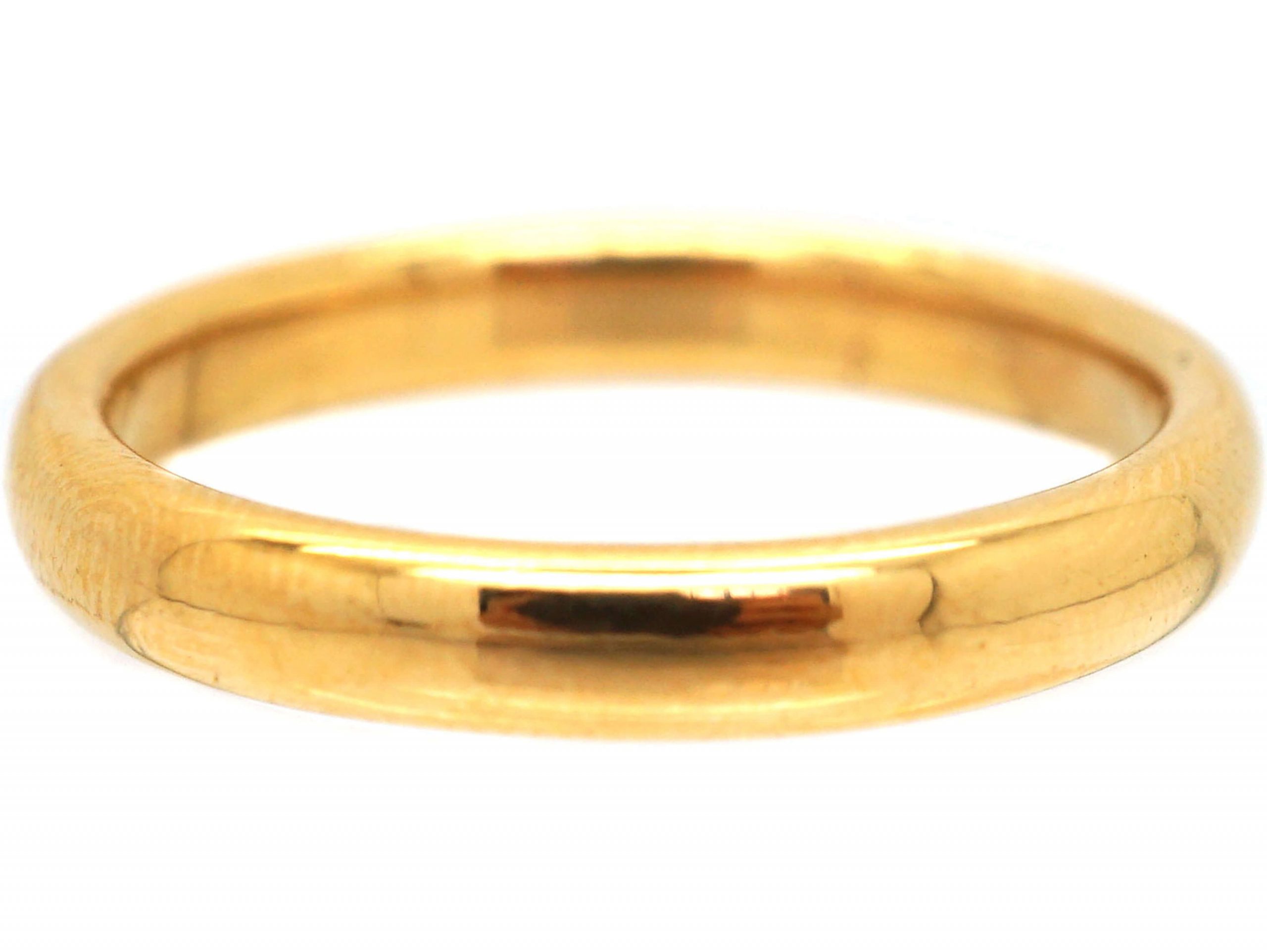 22ct Gold Wedding Ring (93S) | The Antique Jewellery Company