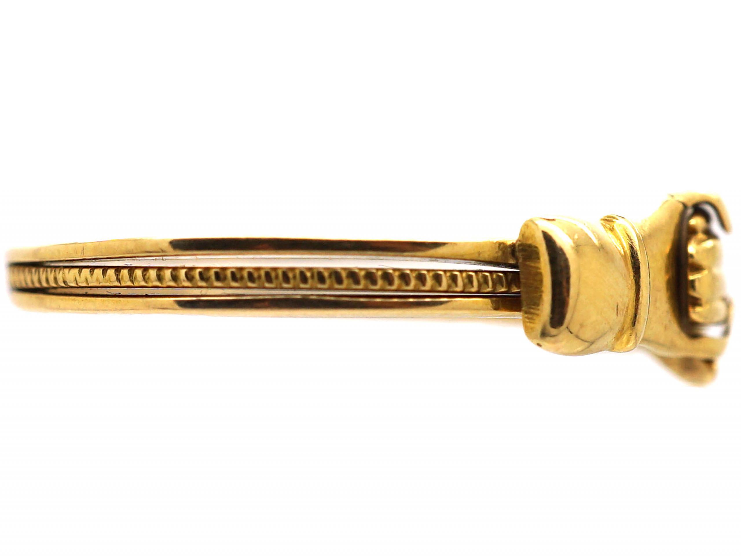 Victorian 18ct Gold Fede Ring (989R) | The Antique Jewellery Company