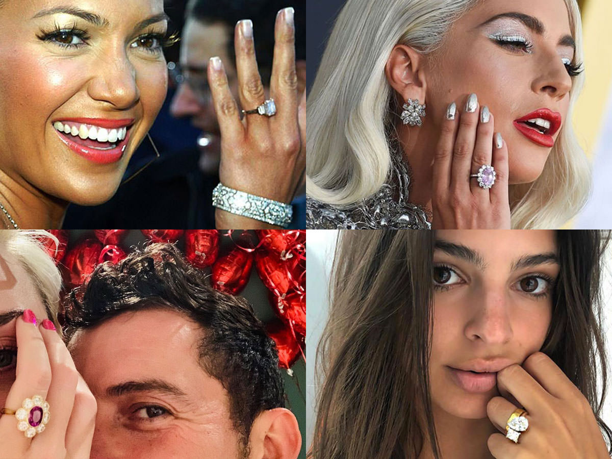 The 18 Most Jaw-Dropping US Celebrity Engagement Rings | The Antique ...
