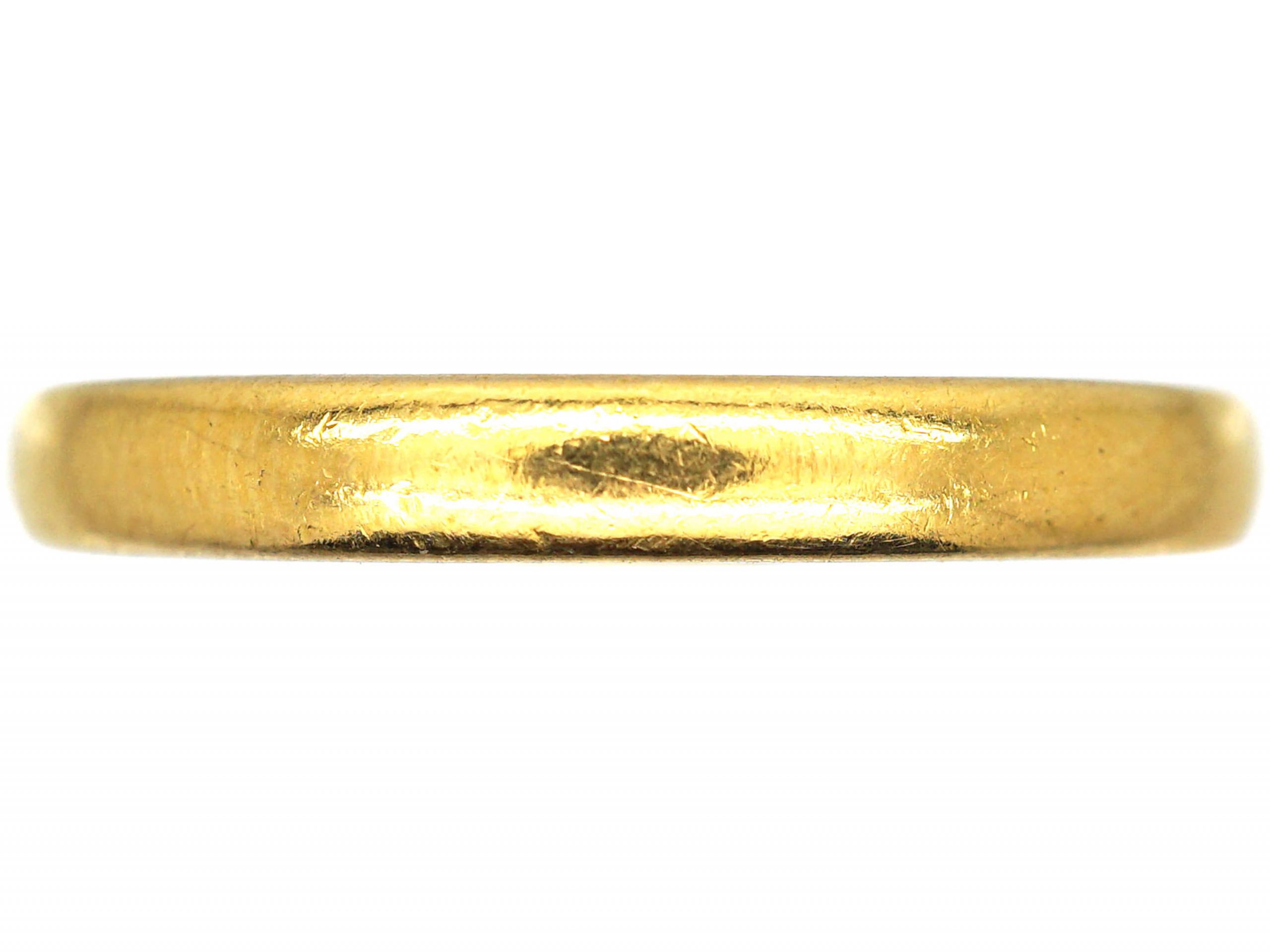 Early 20th Century 22ct Gold Wedding Ring (906R (previously 299 S ...