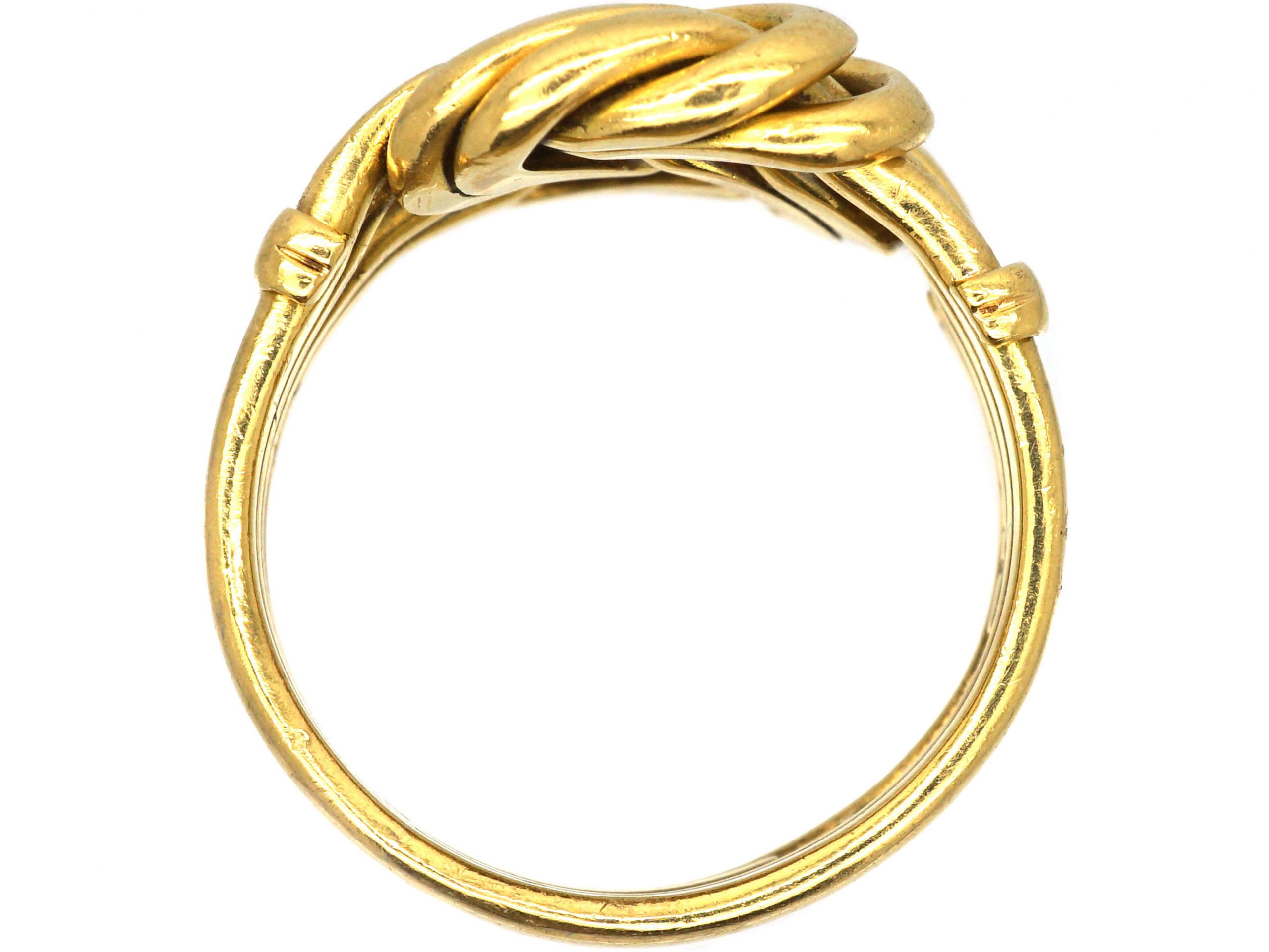 Edwardian 18ct Gold Knot Ring (494S) | The Antique Jewellery Company