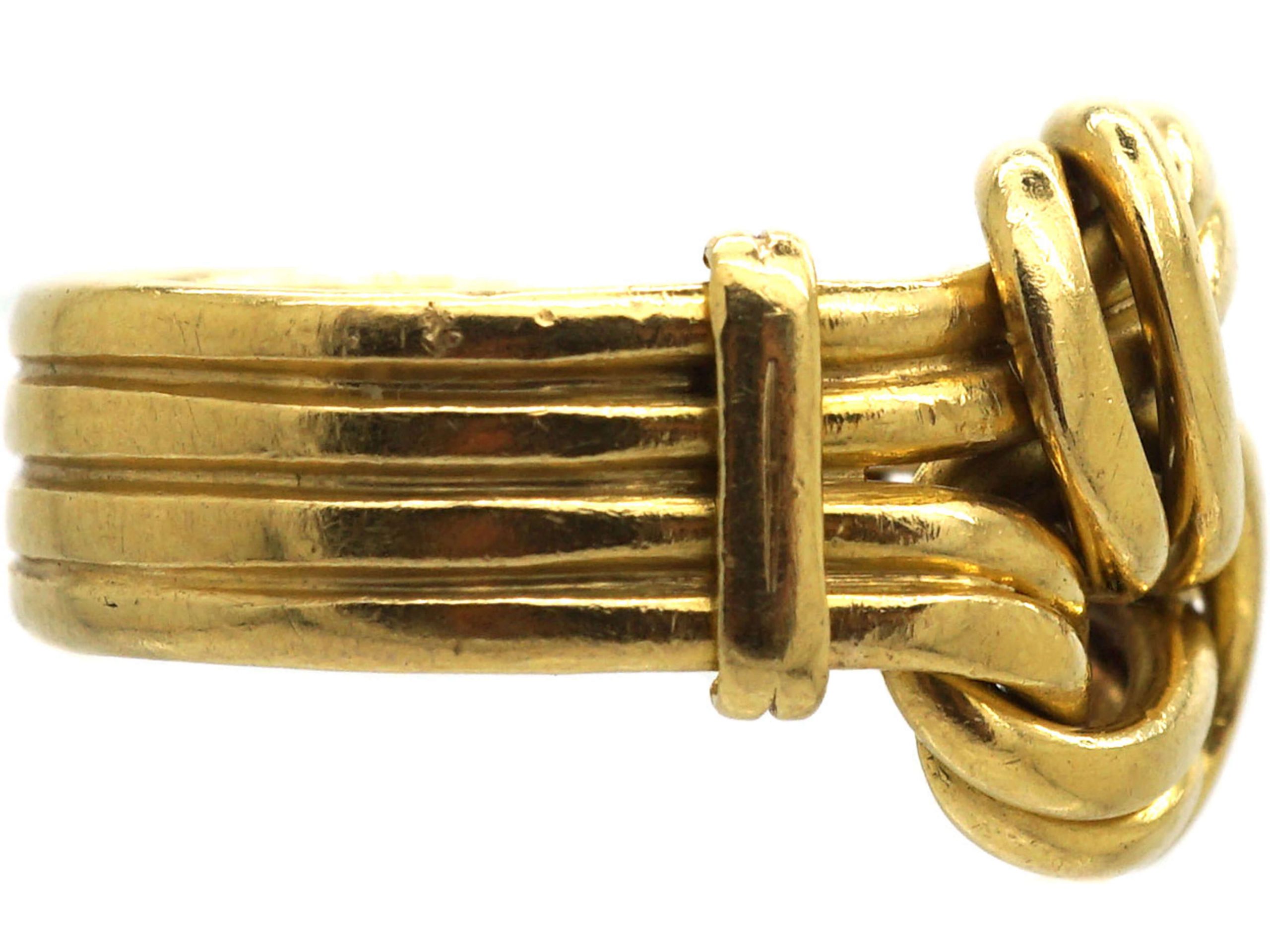 Edwardian 18ct Gold Knot Ring (494S) | The Antique Jewellery Company