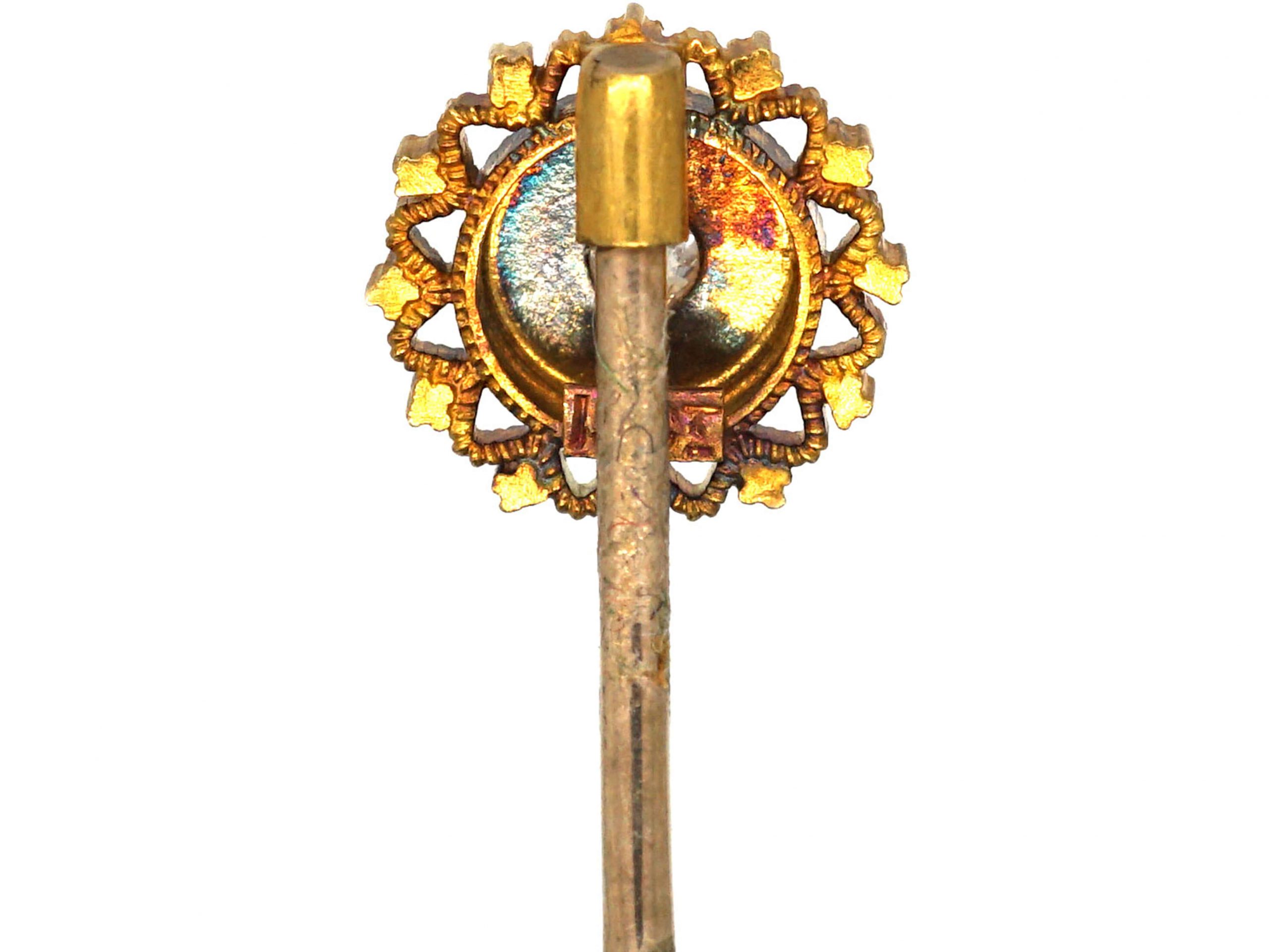 Victorian 15ct Gold Tie Pin set with a Diamond (911S) | The Antique ...