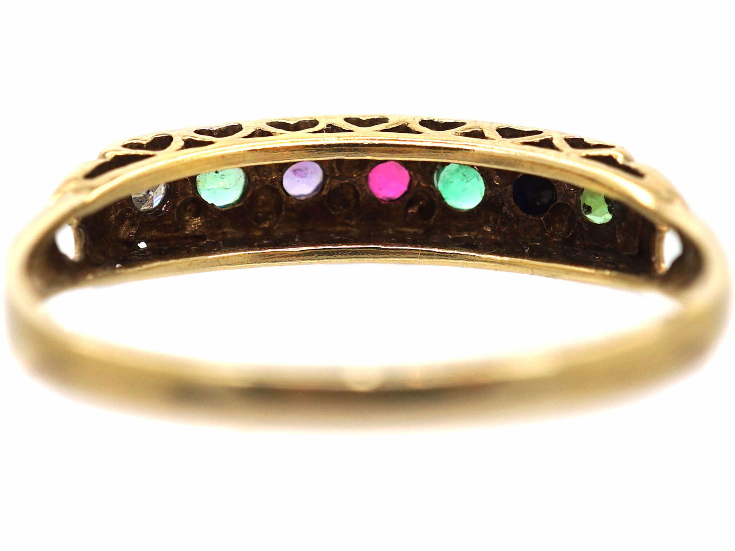 1950s 9ct Gold Dearest Ring (139T) | The Antique Jewellery Company