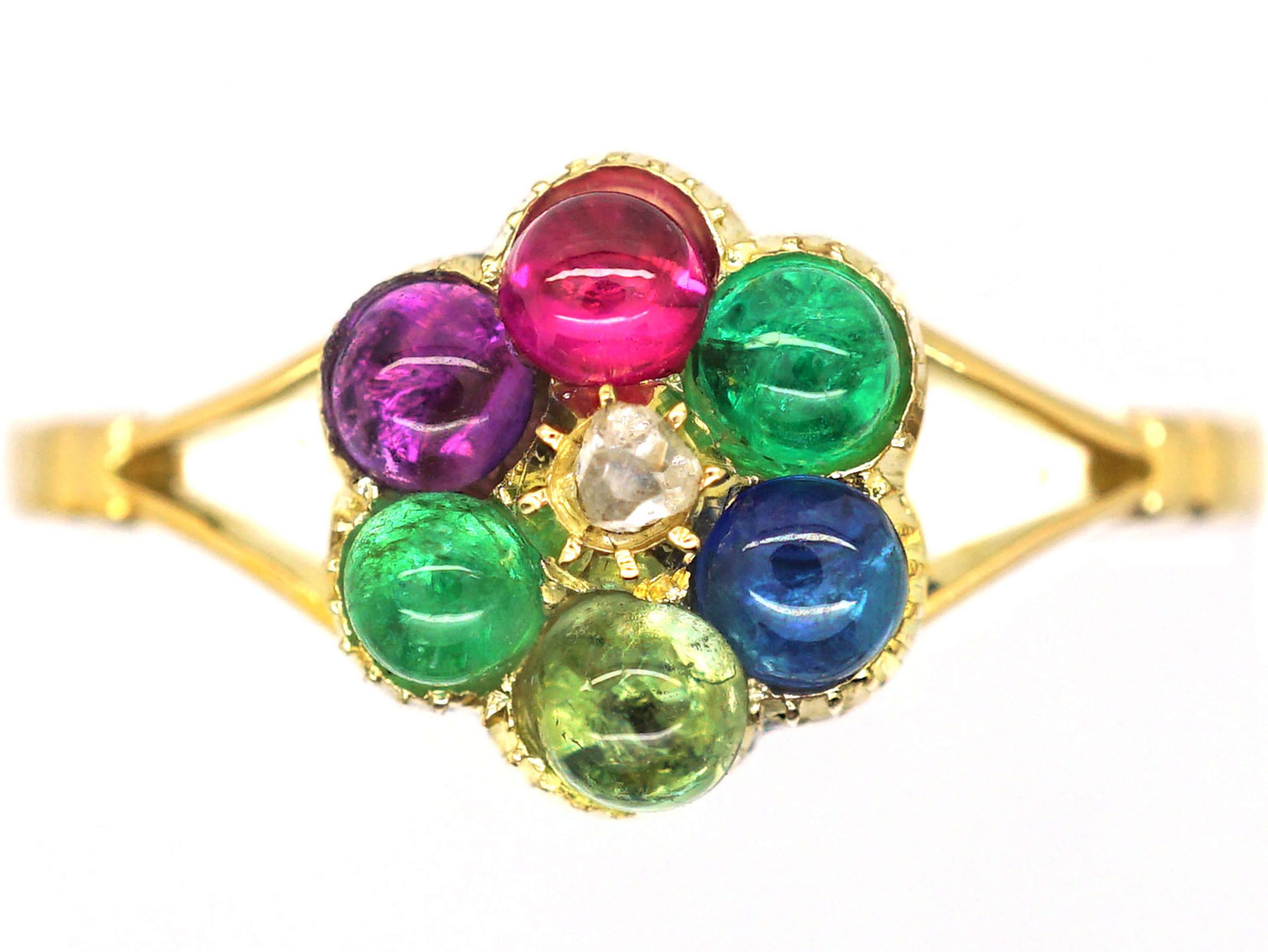 Edwardian 18ct Gold Dearest Ring (208T) | The Antique Jewellery Company