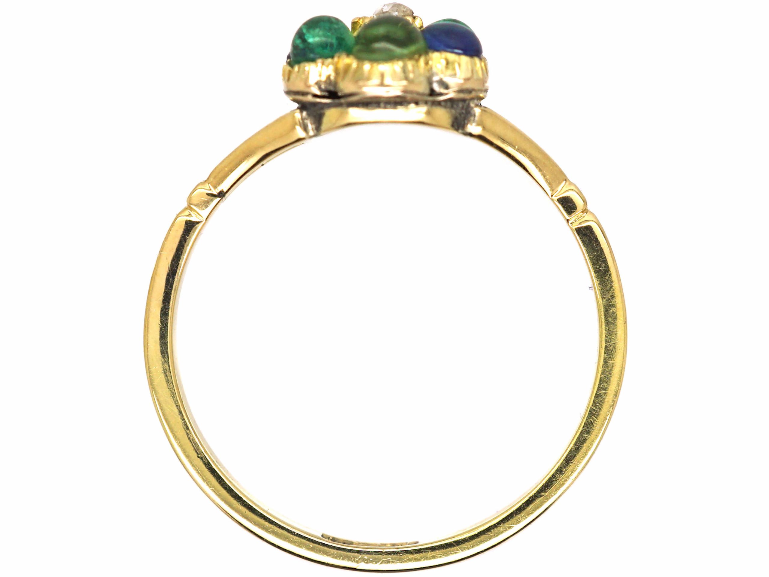Edwardian 18ct Gold Dearest Ring (208T) | The Antique Jewellery Company