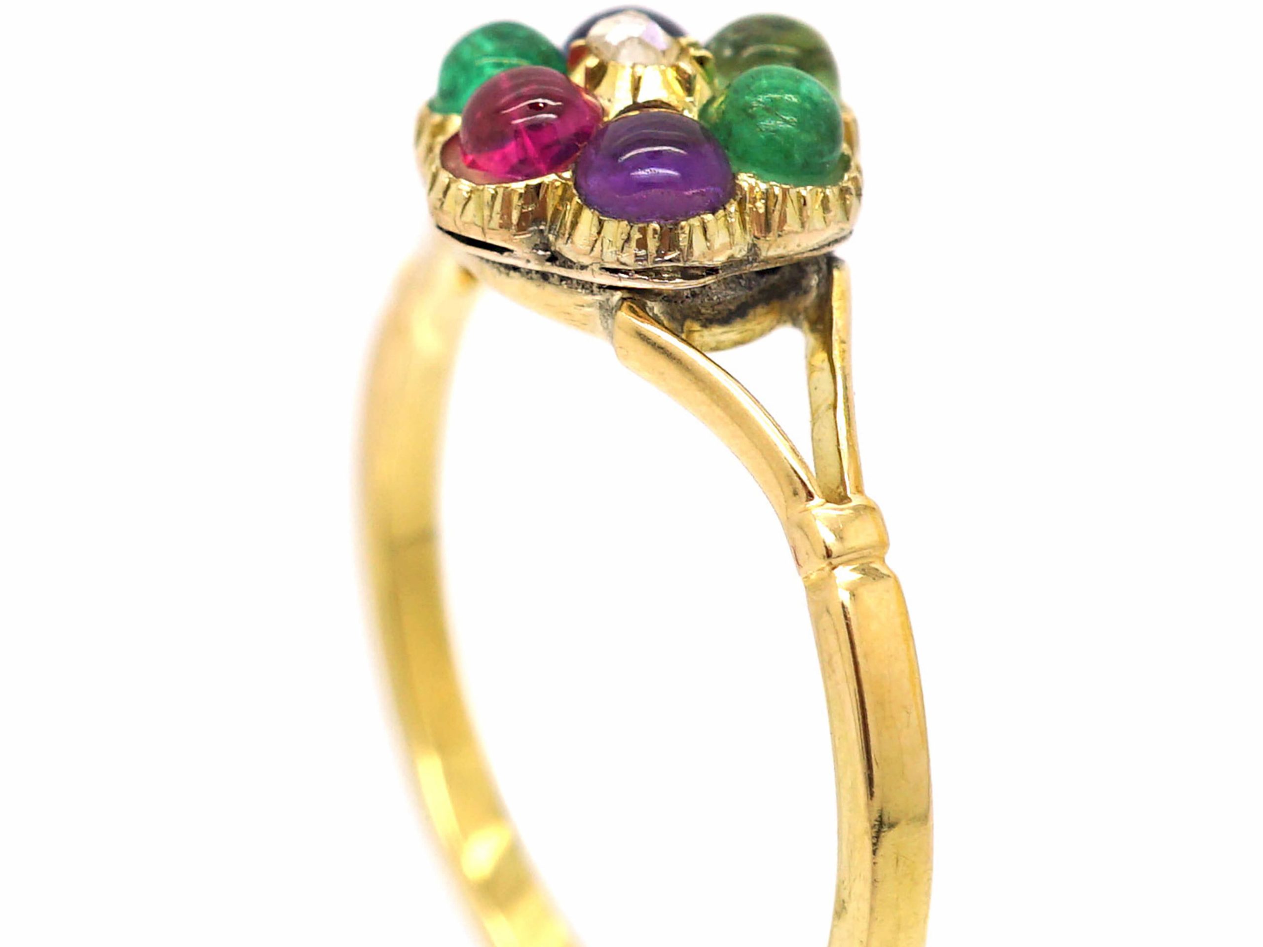 Edwardian 18ct Gold Dearest Ring (208T) | The Antique Jewellery Company
