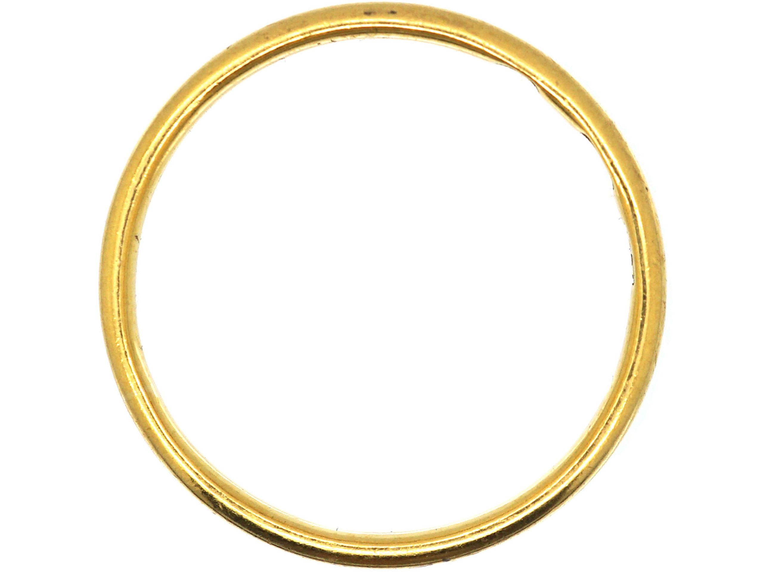 Georgian 18ct Gold Wedding Ring (396T) | The Antique Jewellery Company
