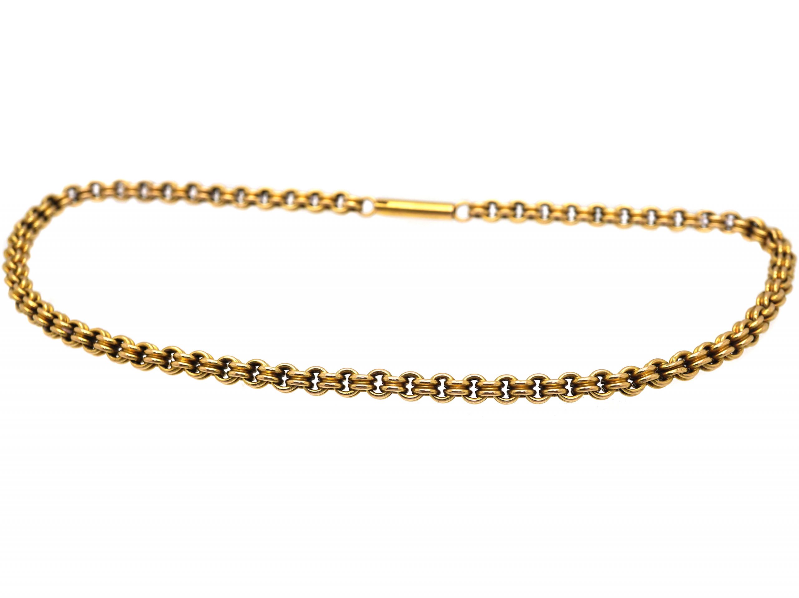 Victorian 15ct Gold Chain (375/T) | The Antique Jewellery Company