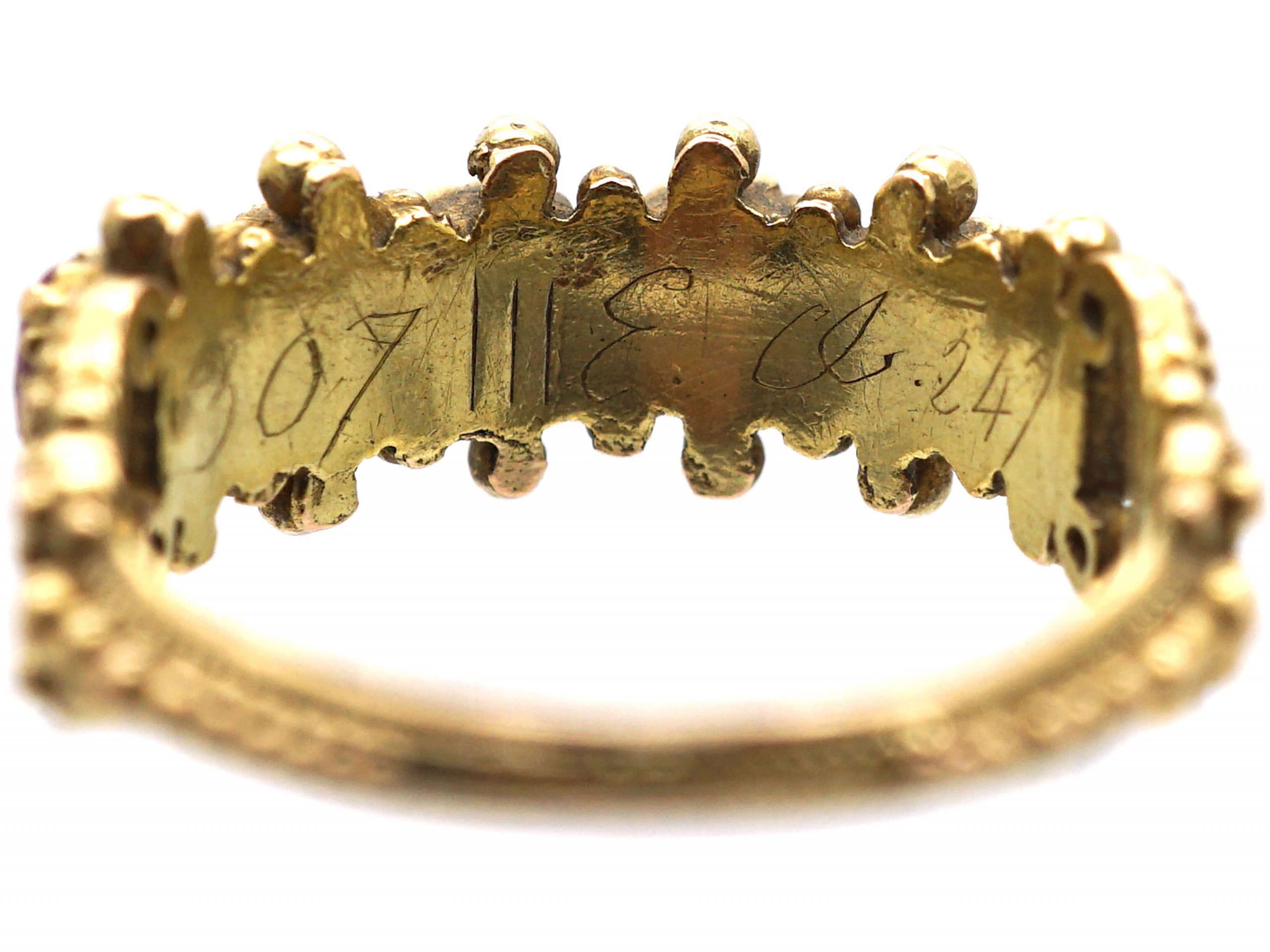 Georgian 15ct Gold Acrostic Ring That Spells Regard (336T) | The ...