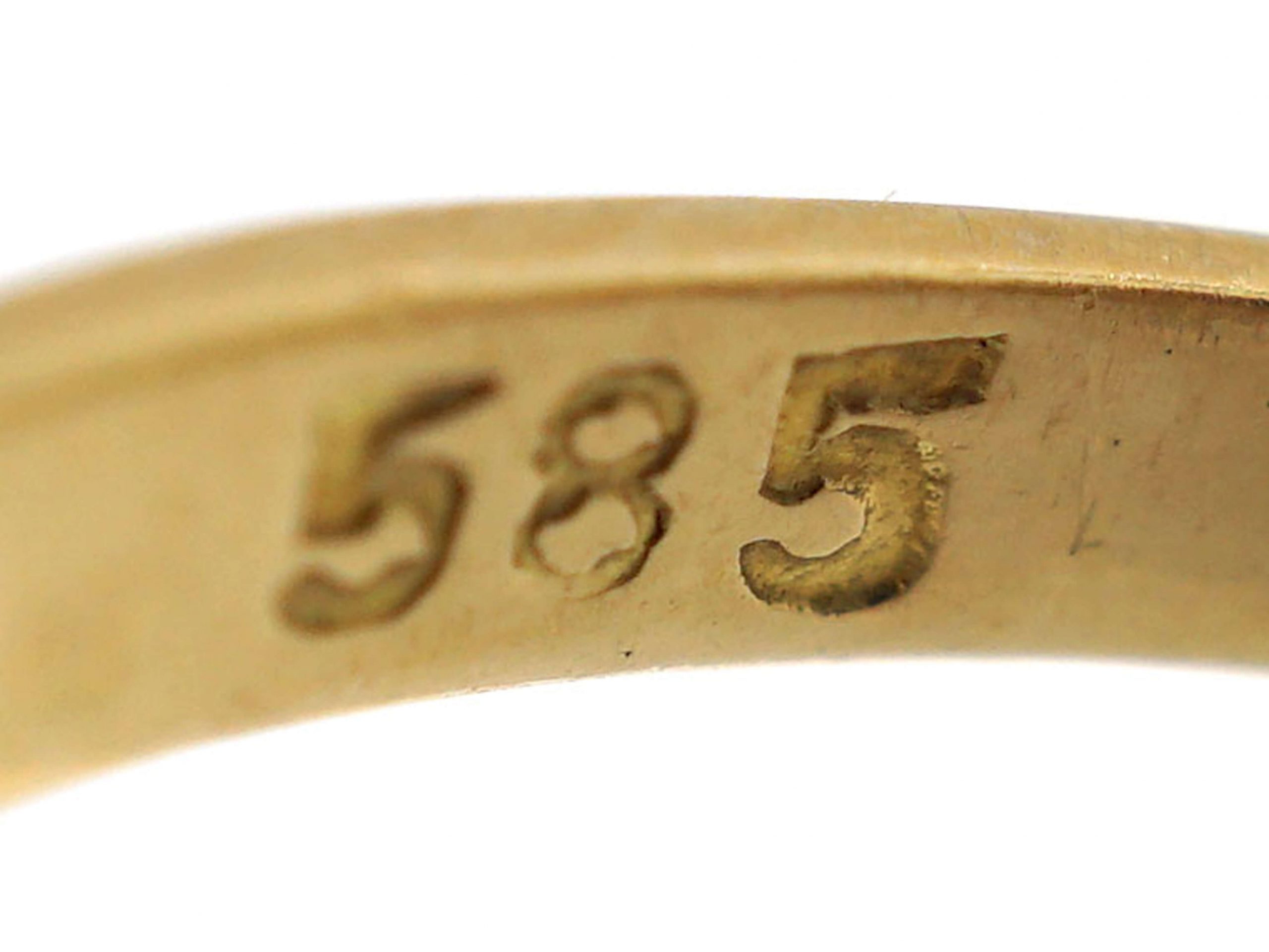 Early 20th Century 14ct Gold, Sapphire & Diamond Ace of Clubs Ring ...