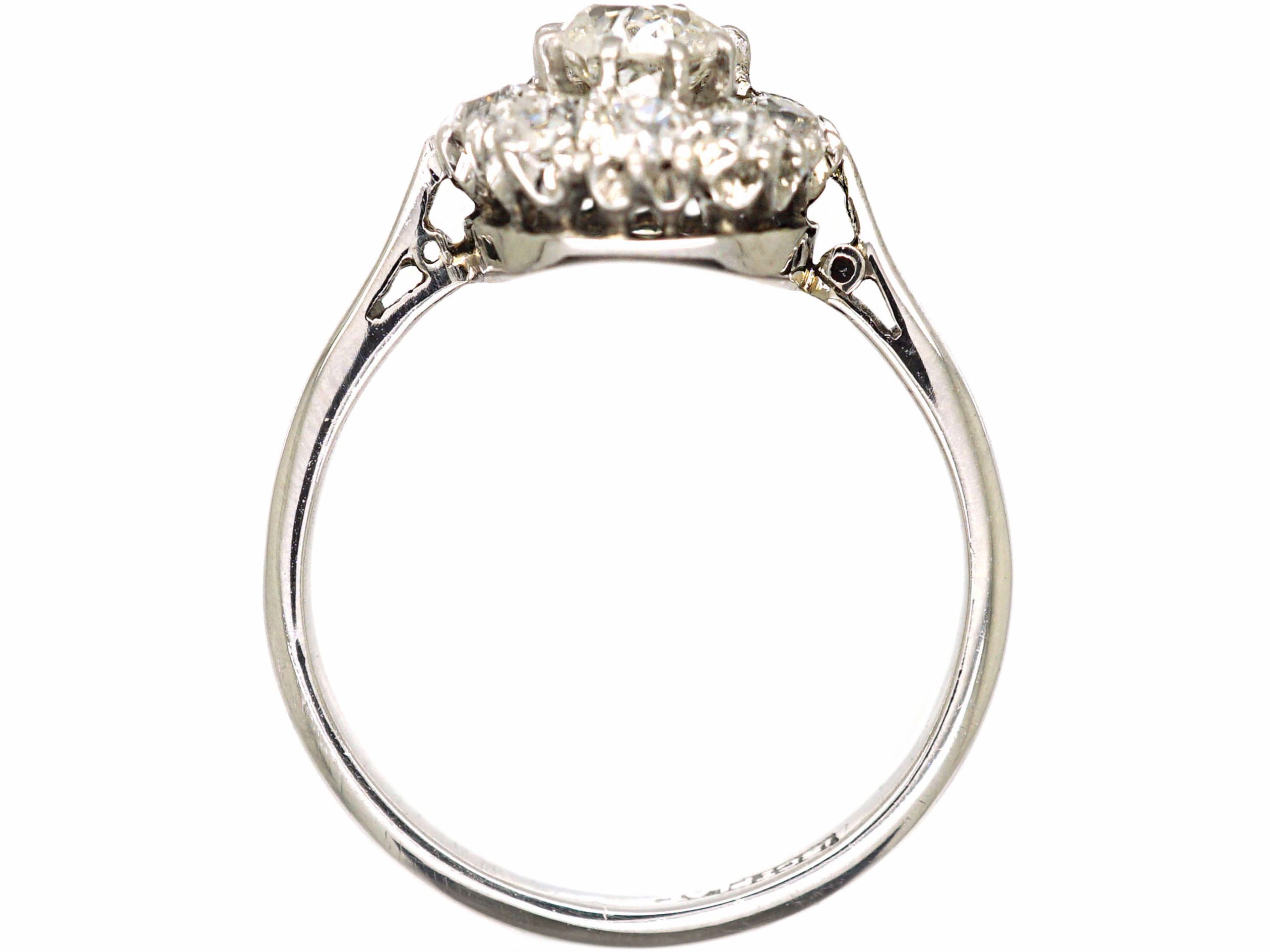 Early 20th Century 18ct White Gold & Platinum, Old Mine Cut Diamond ...