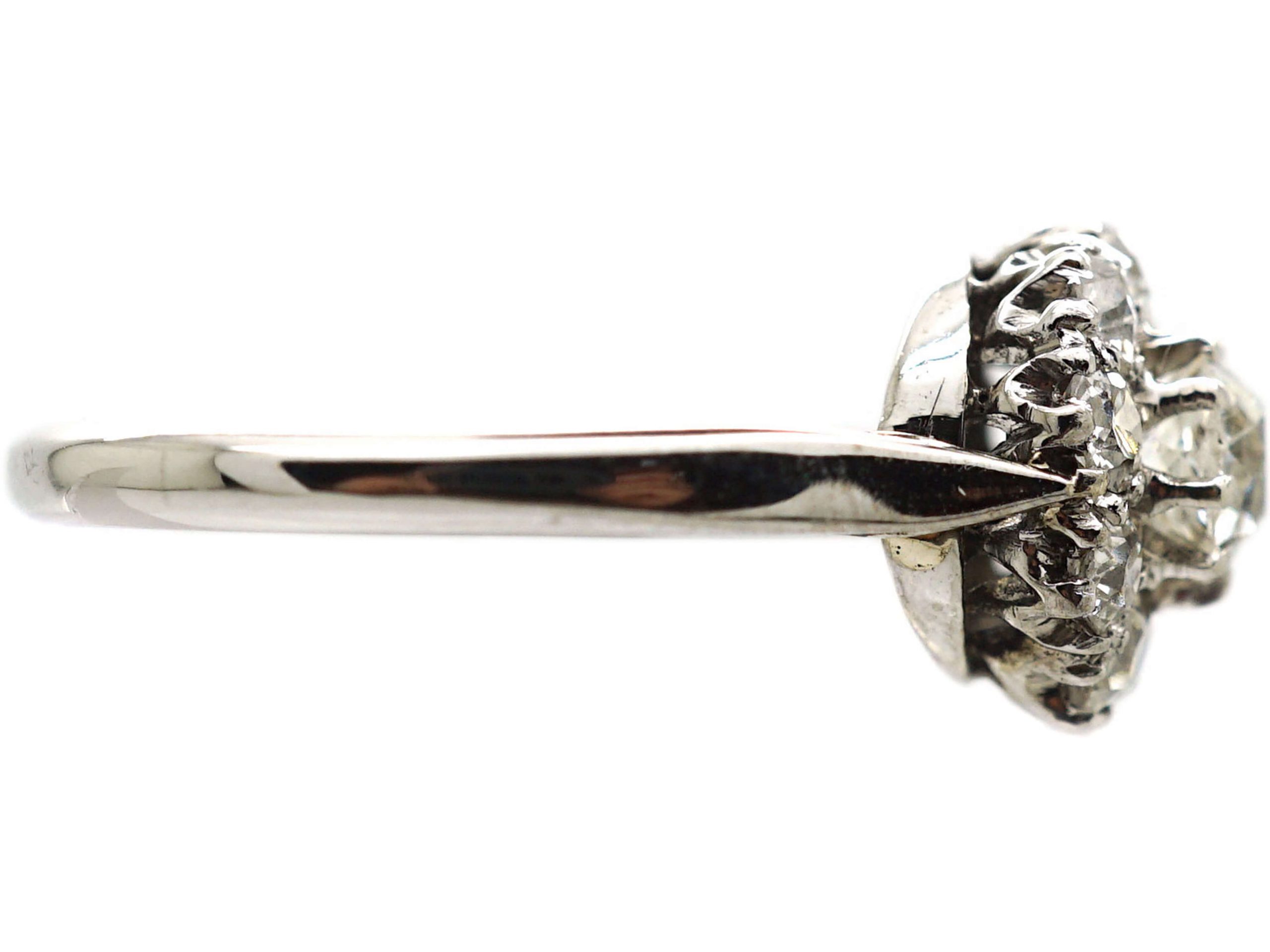 Early 20th Century 18ct White Gold & Platinum, Old Mine Cut Diamond ...