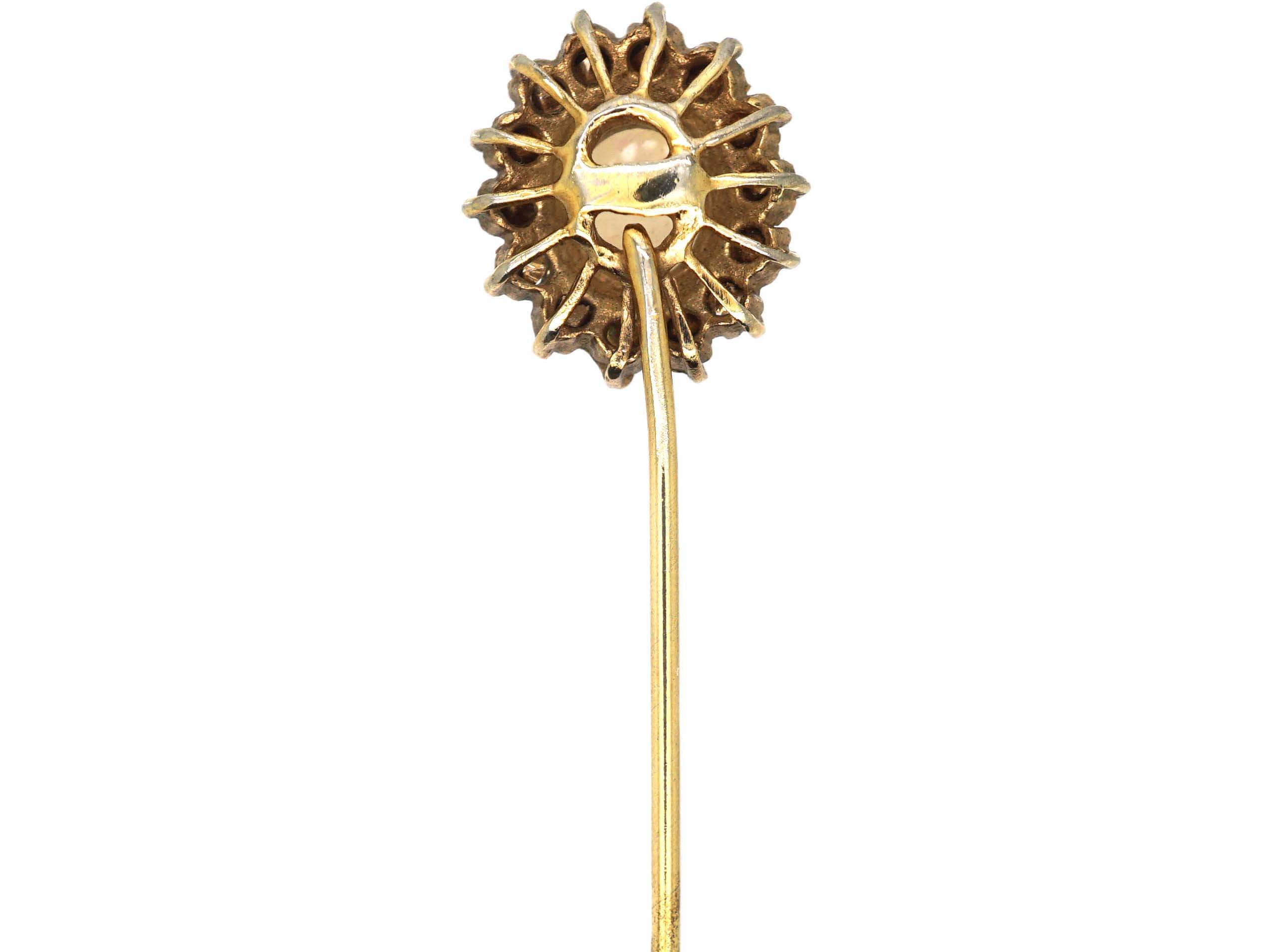 Mid Century Tie Pin set with an Opal & Paste (191U) | The Antique ...