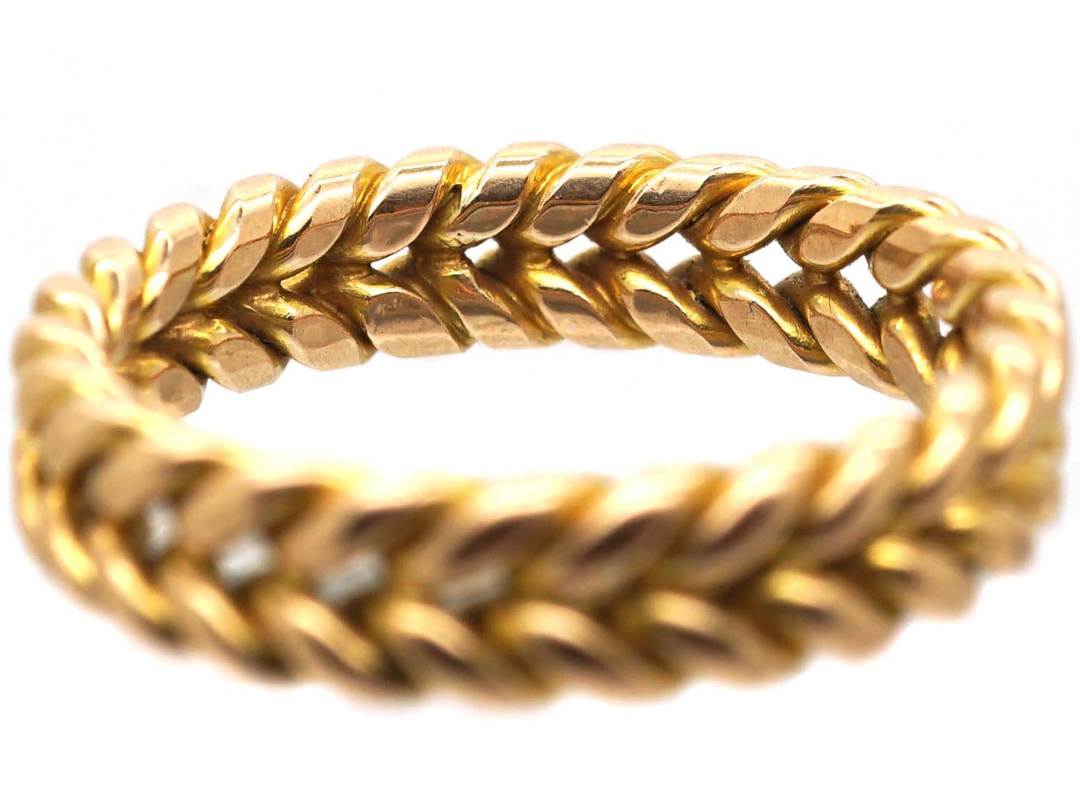 Edwardian 18ct Gold Illusion Ring (435U) | The Antique Jewellery Company